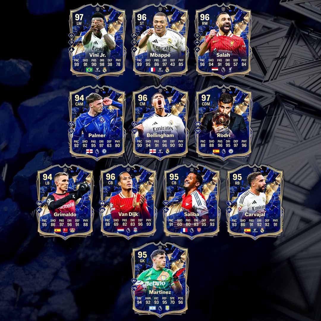 EA FC 25 TOTY – Alle Profis des Team of the Year und ihre Upgrades ...