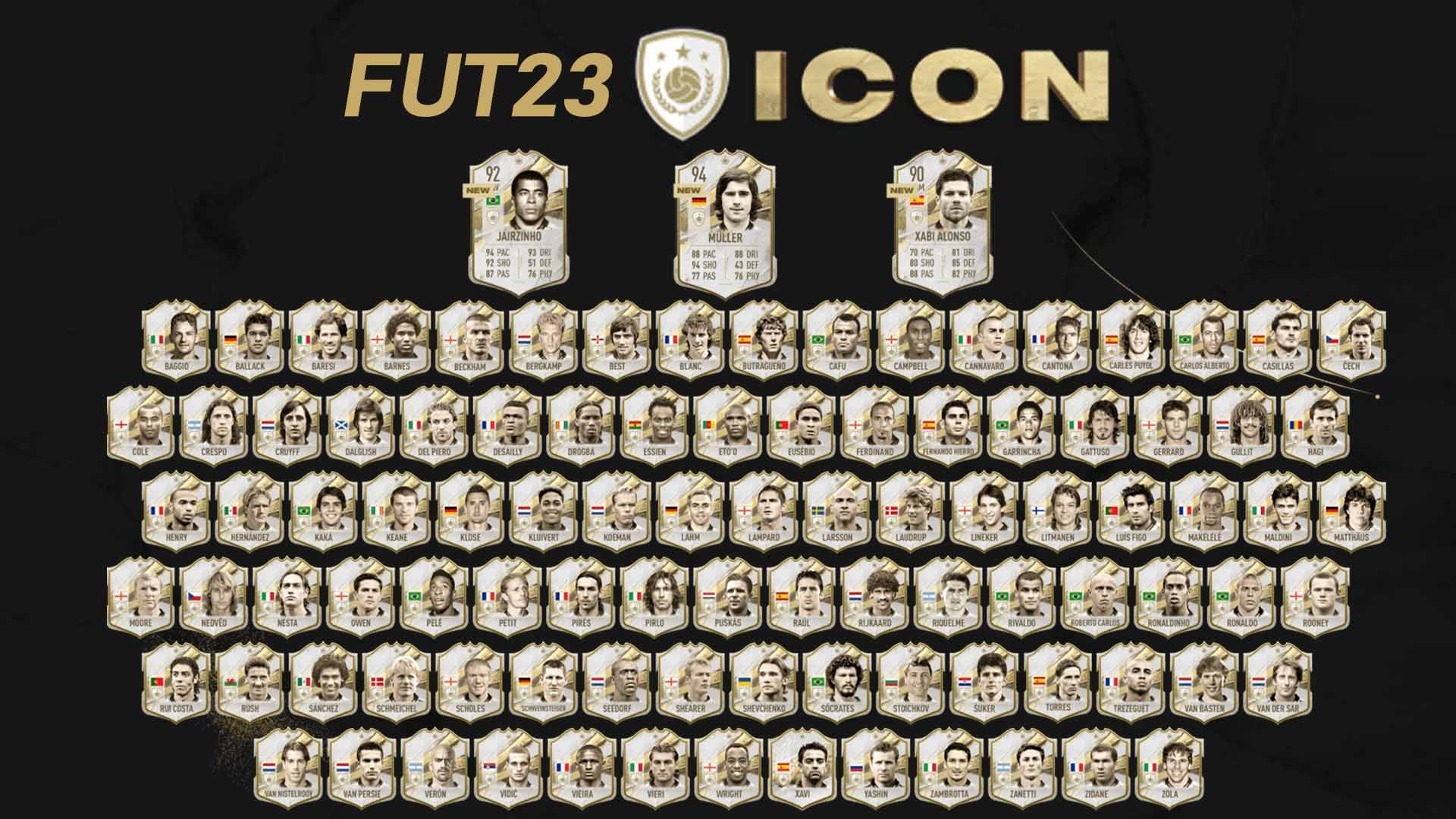 FIFA 23 Icons: Alle 102 Ikonen und ihre Ratings in FUT Ultimate Team ...