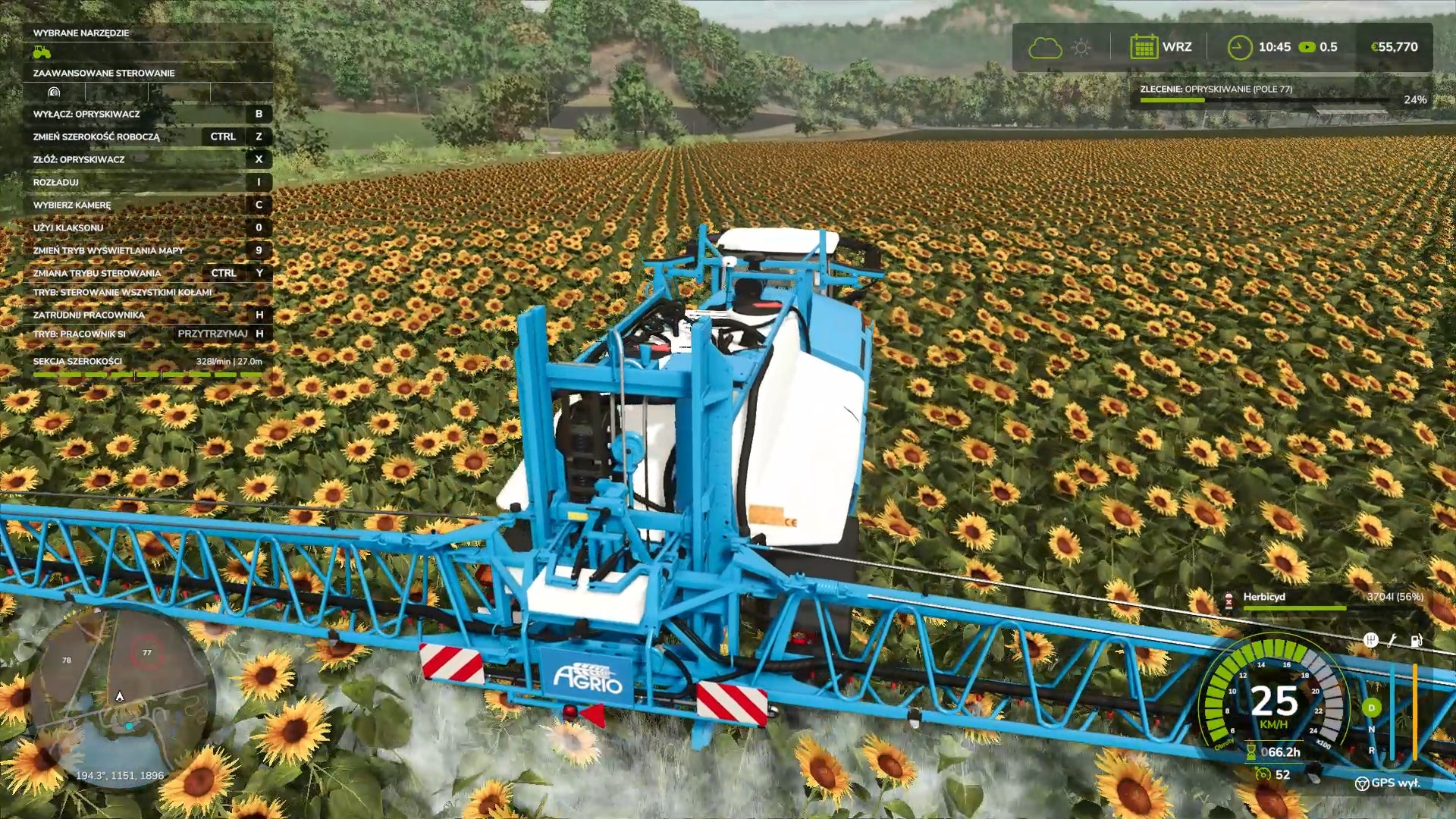 Farming Simulator 25 - uprawa groszku | Eurogamer.pl
