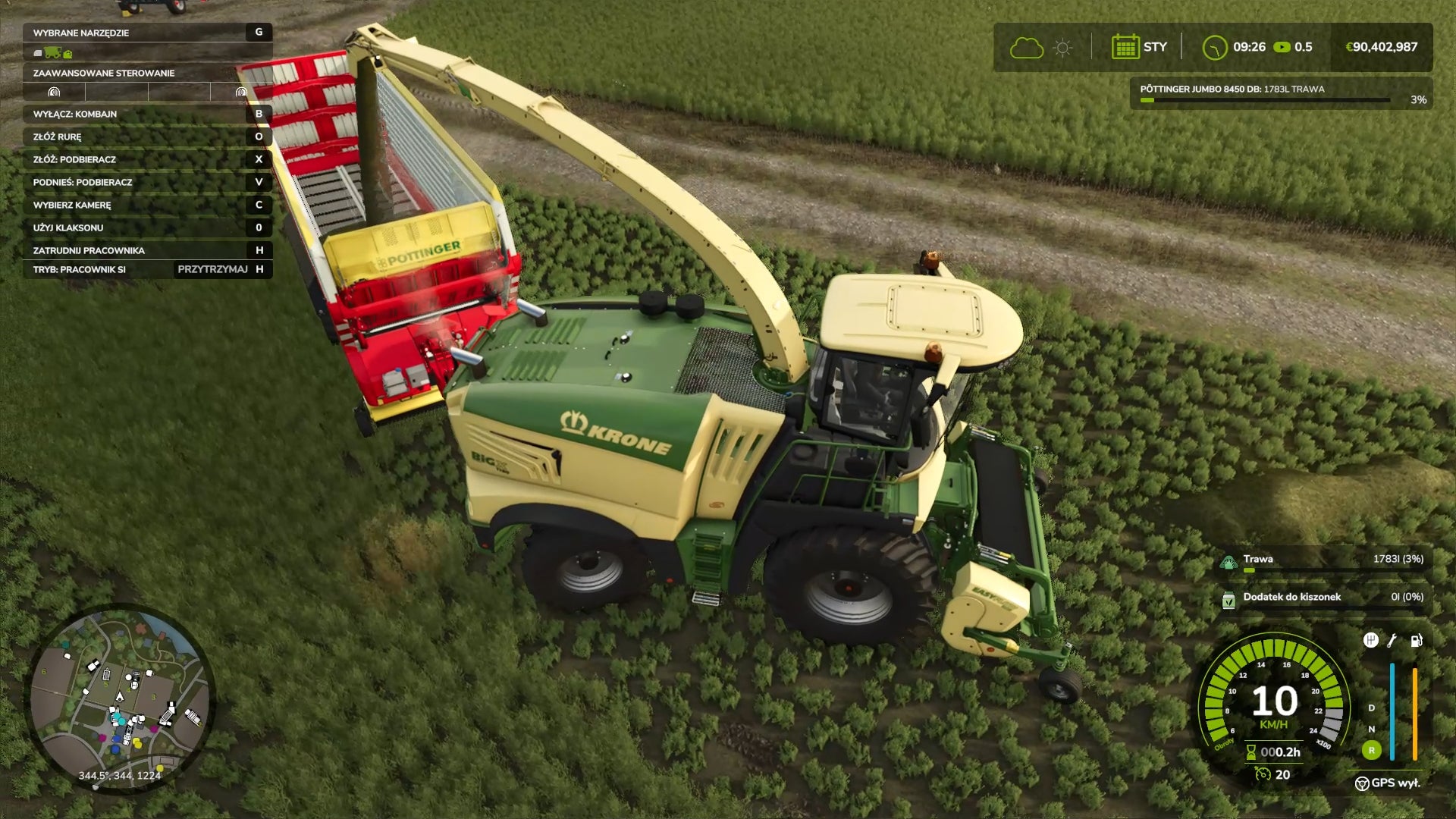 Farming Simulator 25 - uprawa trawy | Eurogamer.pl