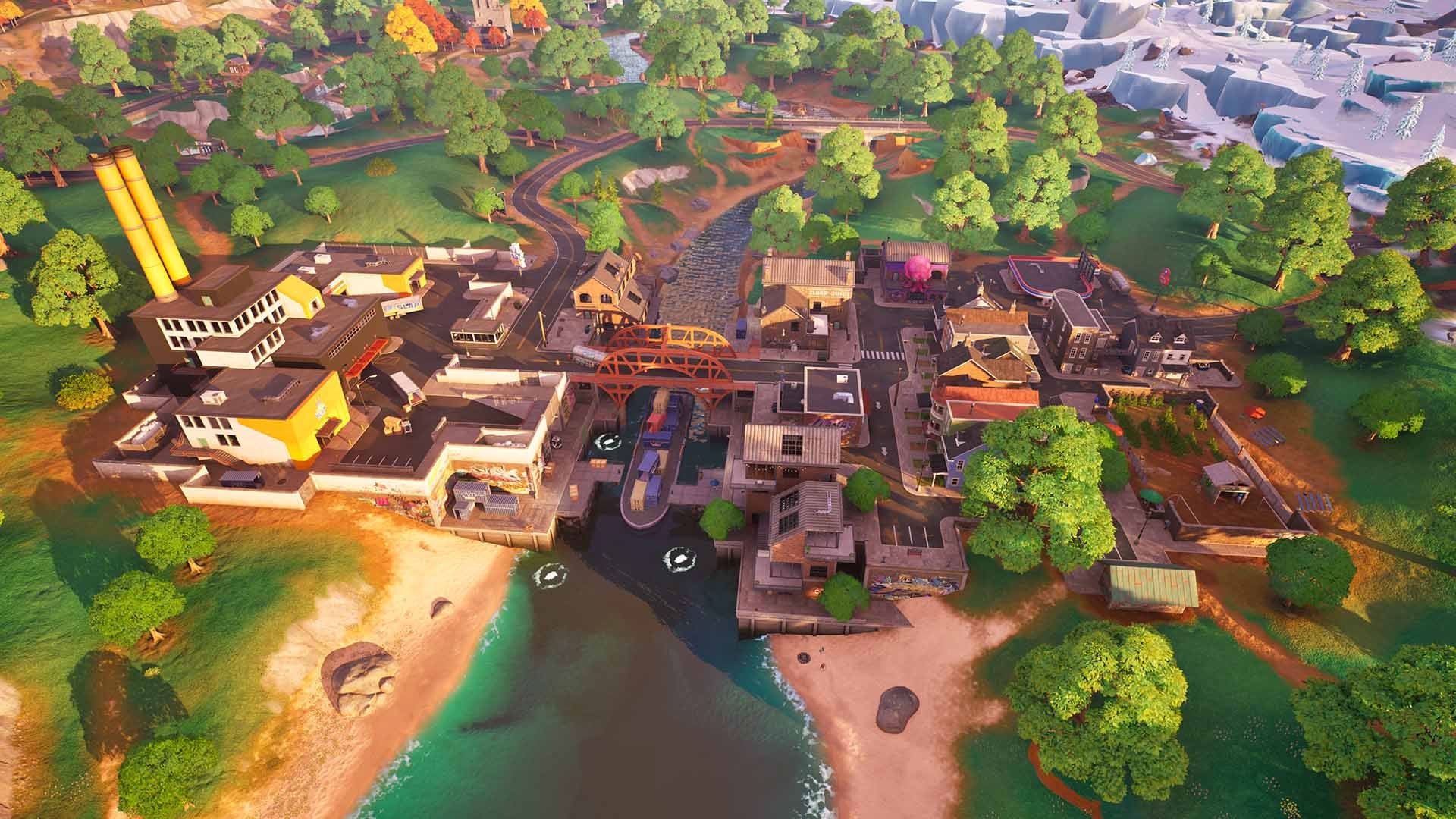 Fortnite Map in Chapter 4 Season 1: Erstmals alle benannten Orte neu ...