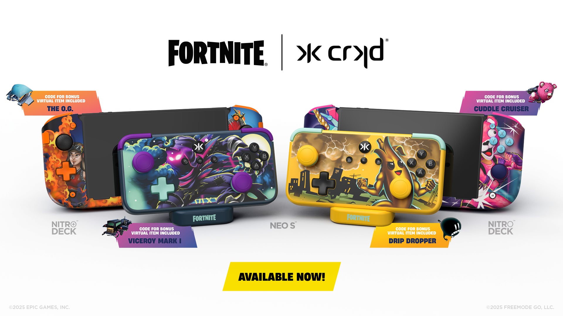 CRKD lockt Fortnite-Fans mit neuen Controllern - Nitro Decks und Neo S ...
