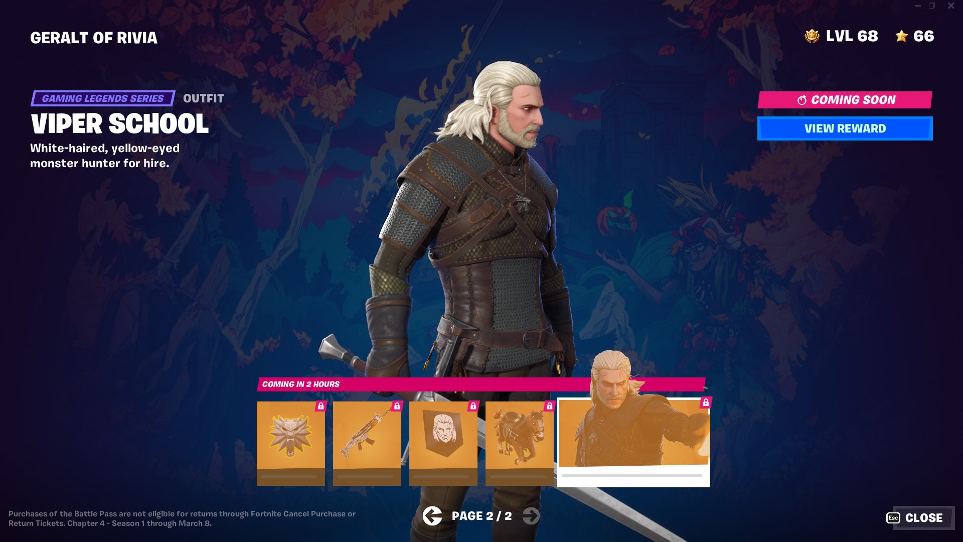 How to get Geralt skins in Fortnite, and Geralt of Rivia challenges ...