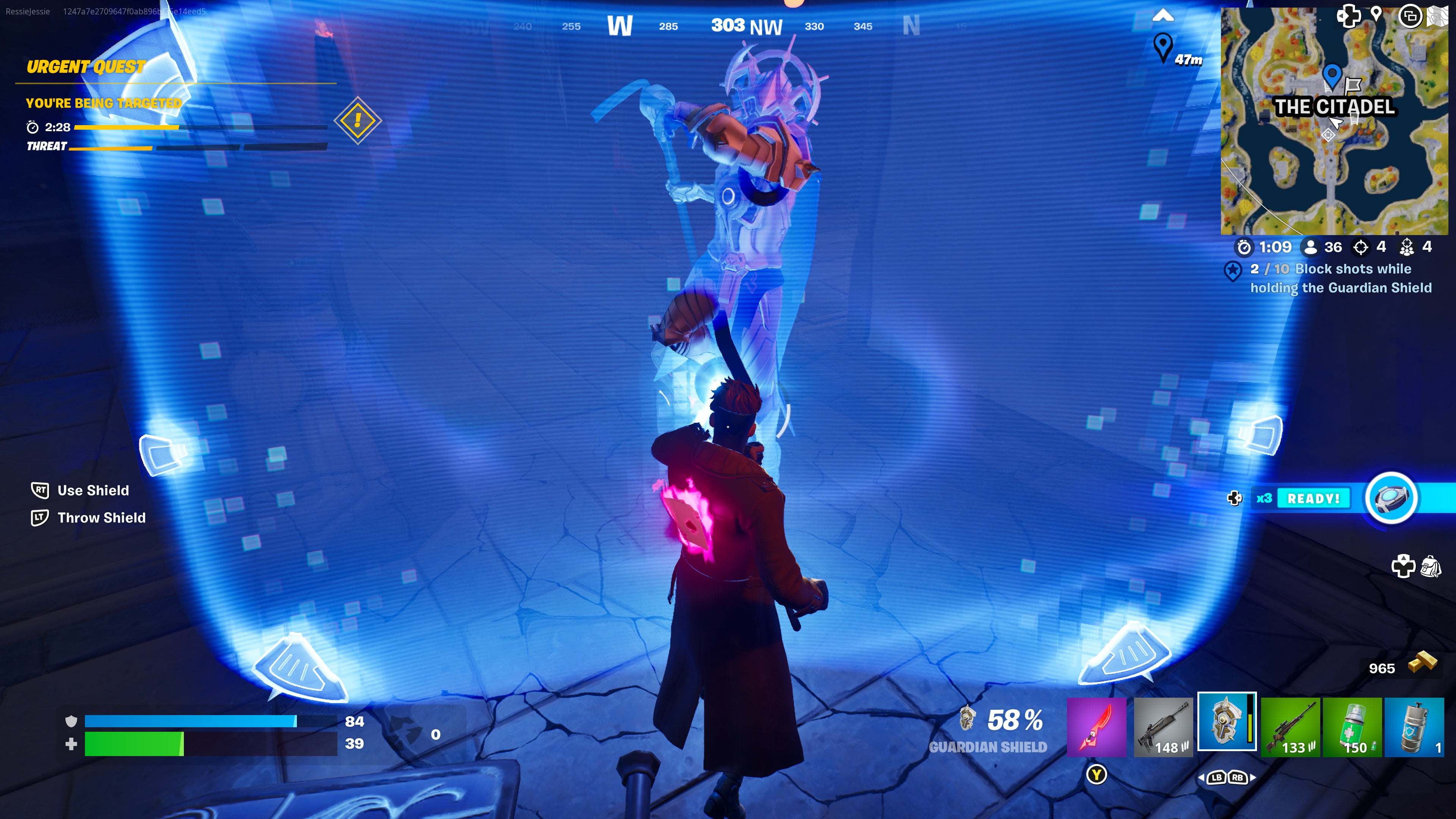 Fortnite Guardian Shield locations and how to block shots while holding ...