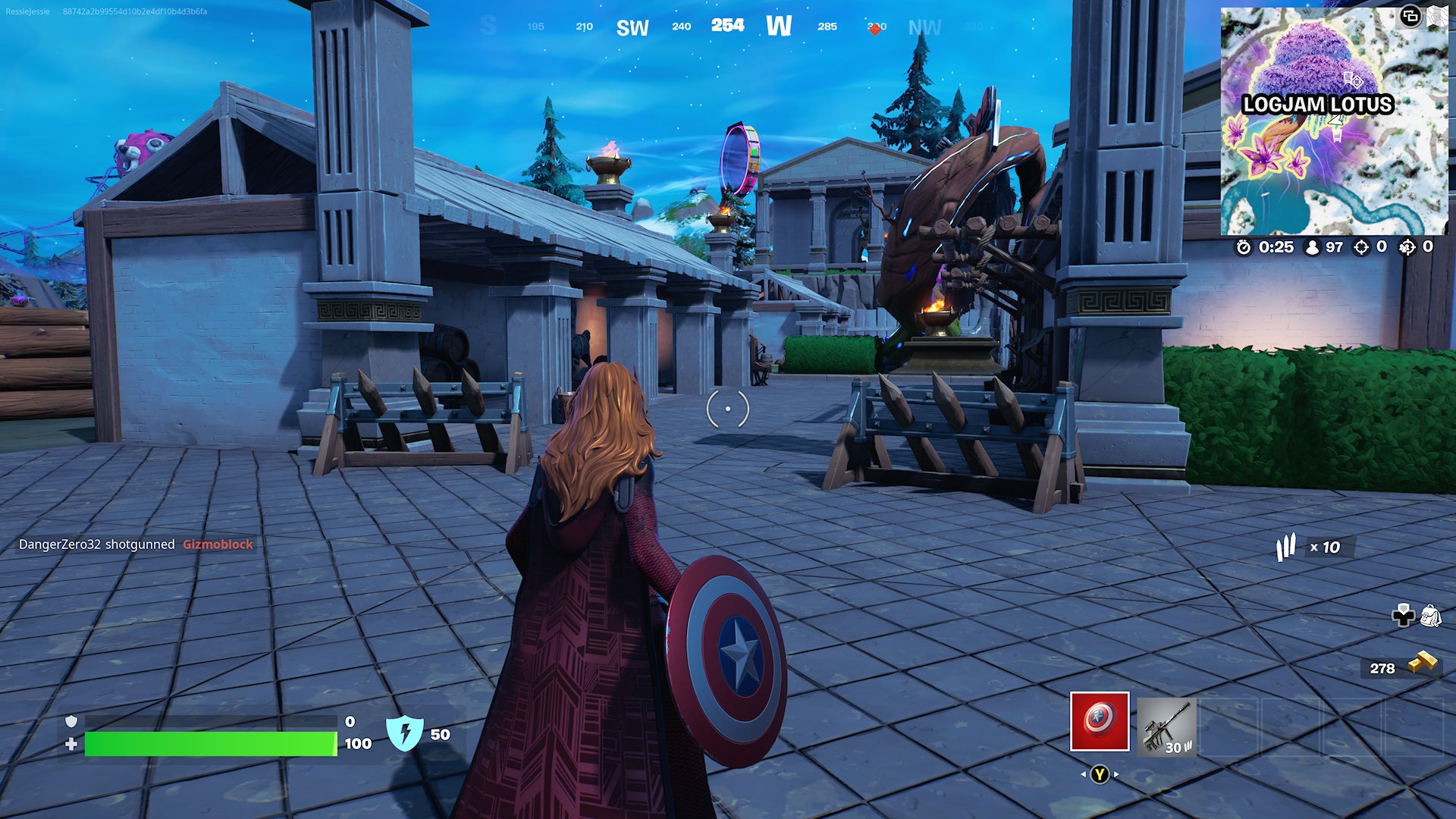 Fortnite Logjam Lotus rotating location explained | Eurogamer.net