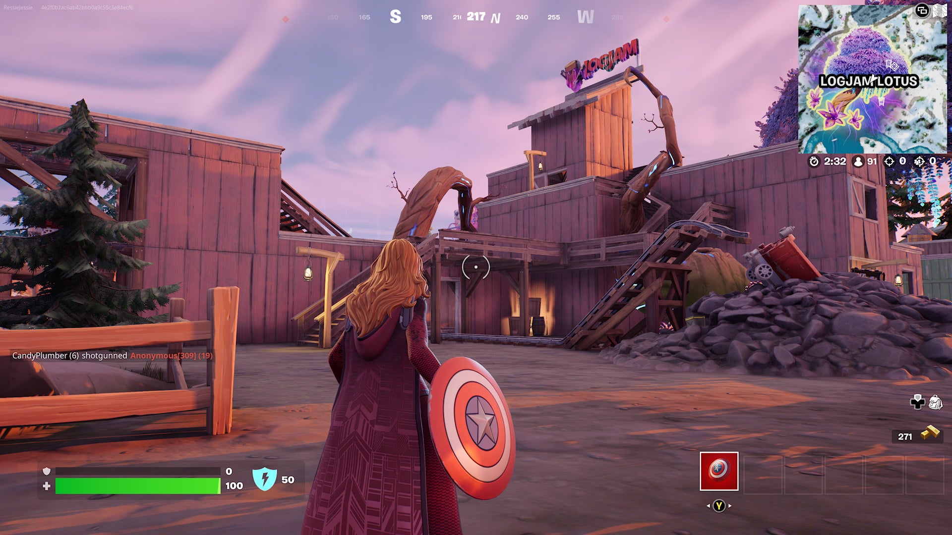 Fortnite Logjam Lotus rotating location explained | Eurogamer.net
