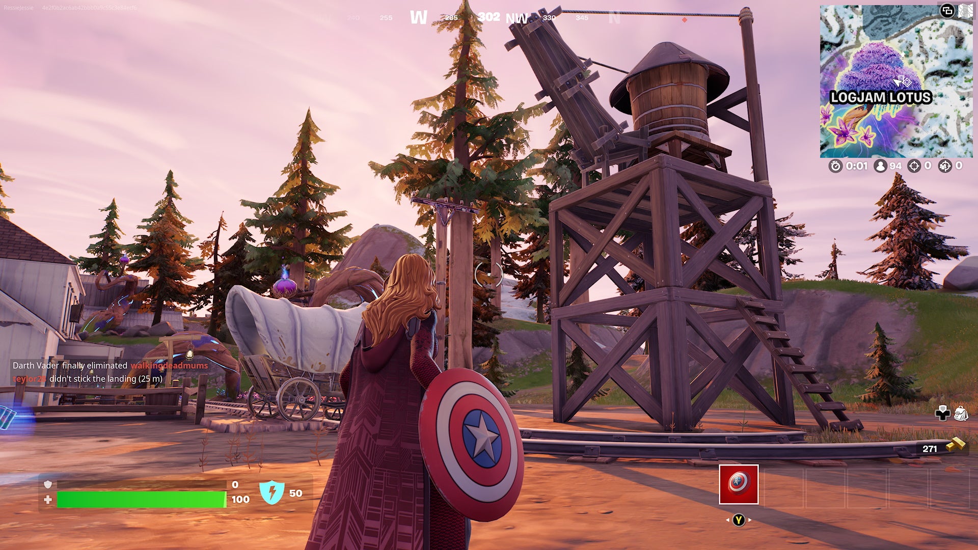 Fortnite Logjam Lotus rotating location explained | Eurogamer.net