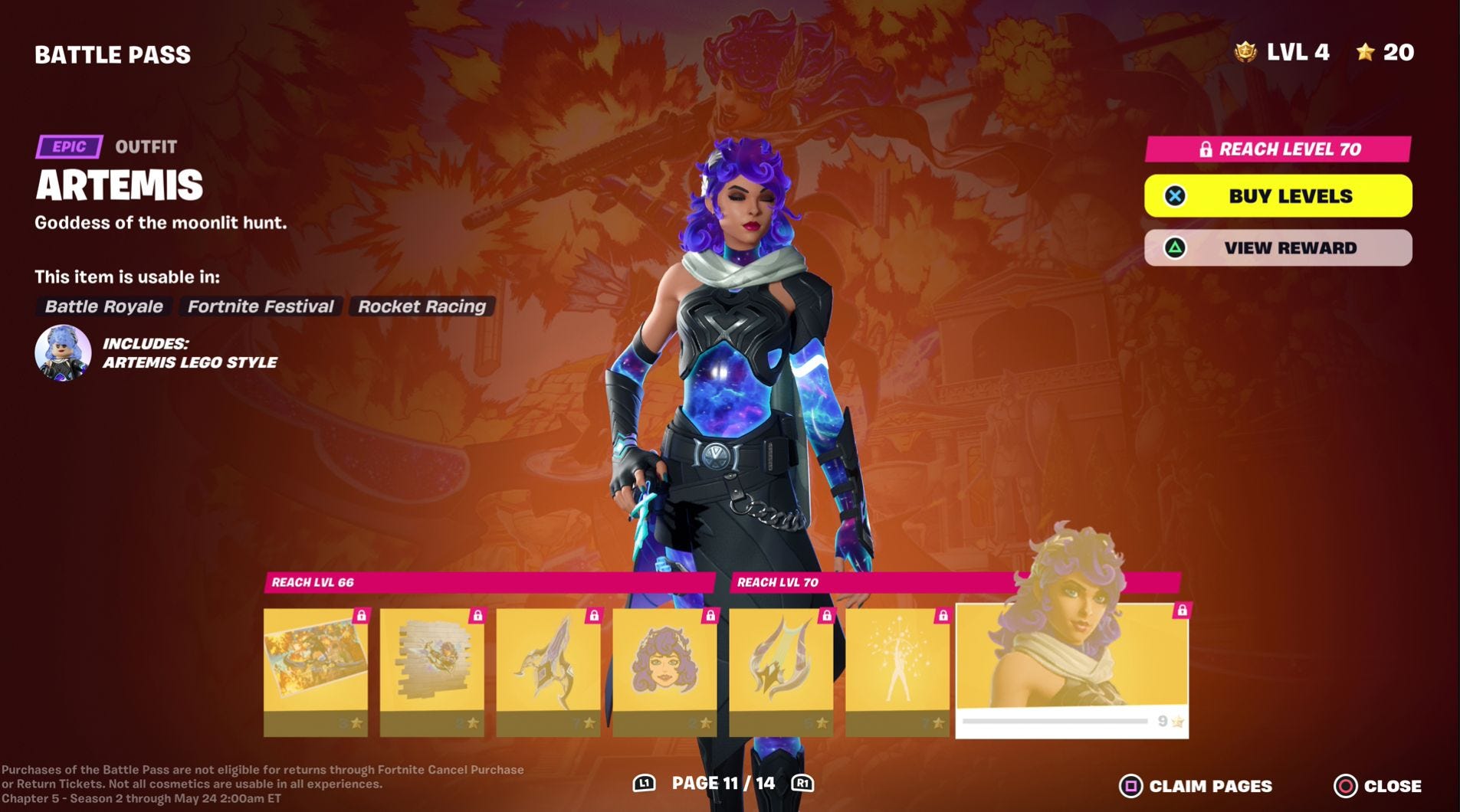 Fortnite Chapter 5 Season 2 Battle Pass Skins Including Hades Aphrodite Zeus Poseidon And