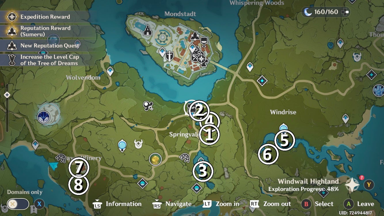 Genshin Impact Fecund Hamper locations for Fecund Blessings event ...