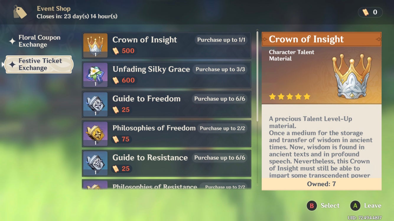 Genshin Impact Windblume's Breath rewards and challenges | Eurogamer.net