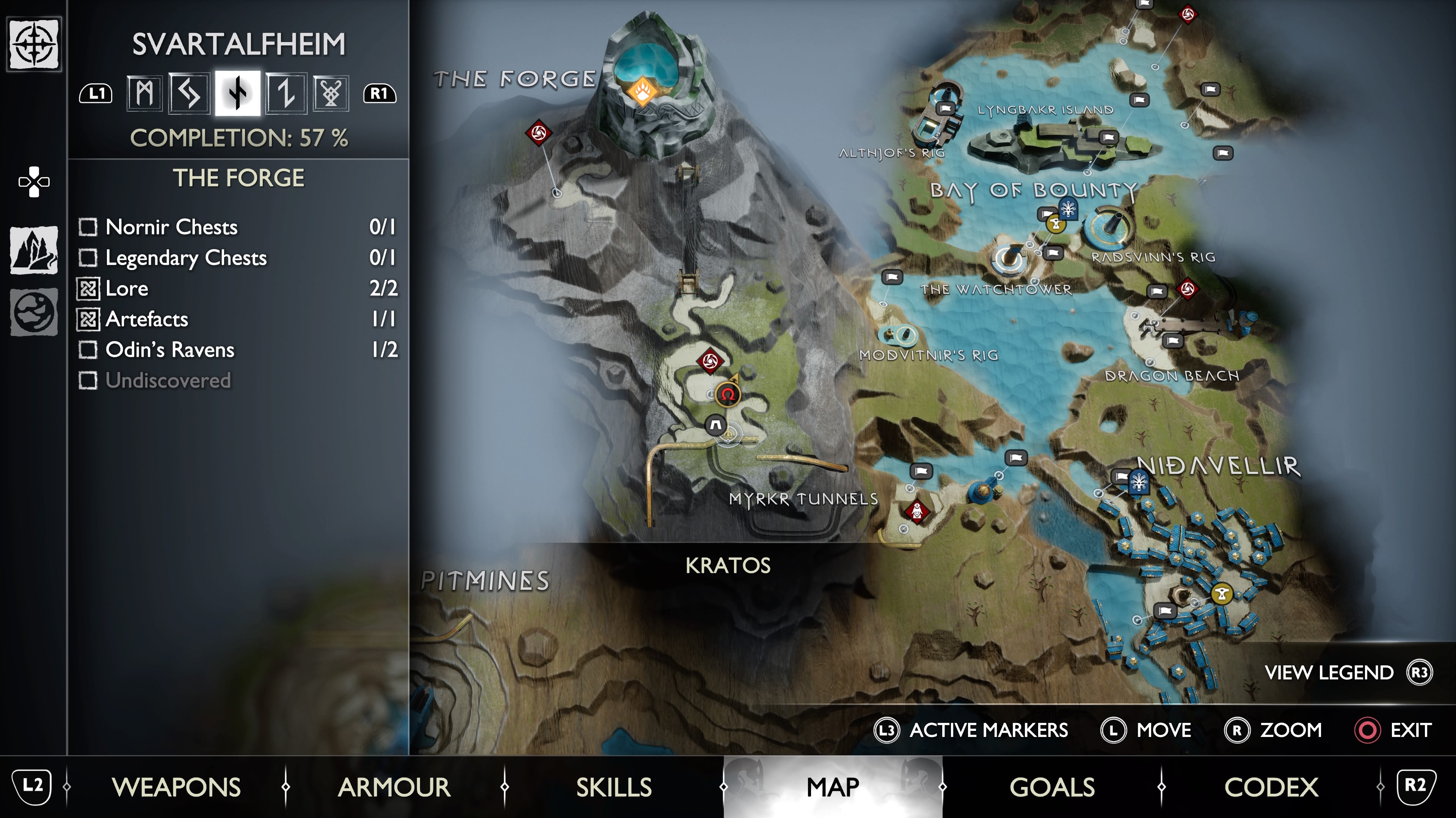 Ragnarok Map God Of War Ragnarok: How To Find Gna, Valkyrie Queen