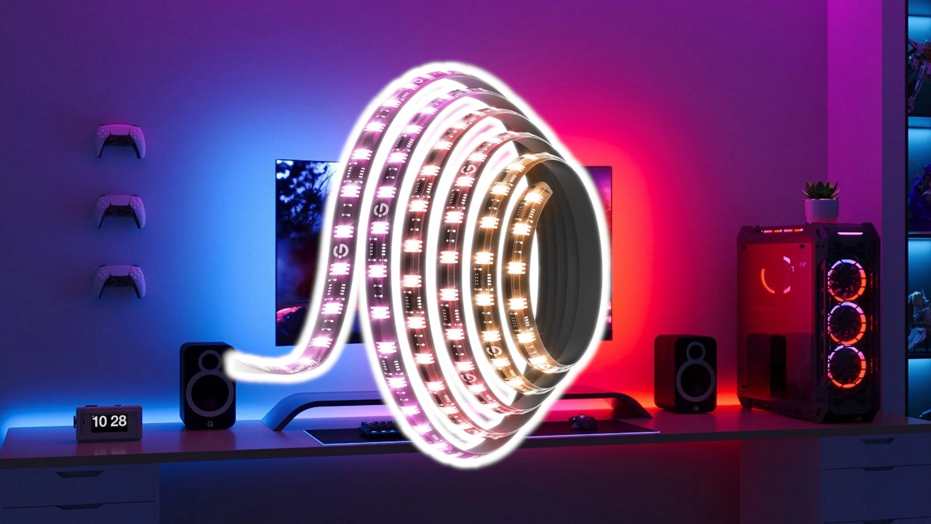 Govee Gaming Light Strip G1 im Test - Überzeugende Farbkulisse für ...