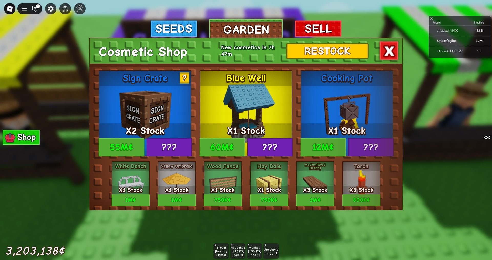 All Cosmetics and Crates in Grow a Garden | Eurogamer.net