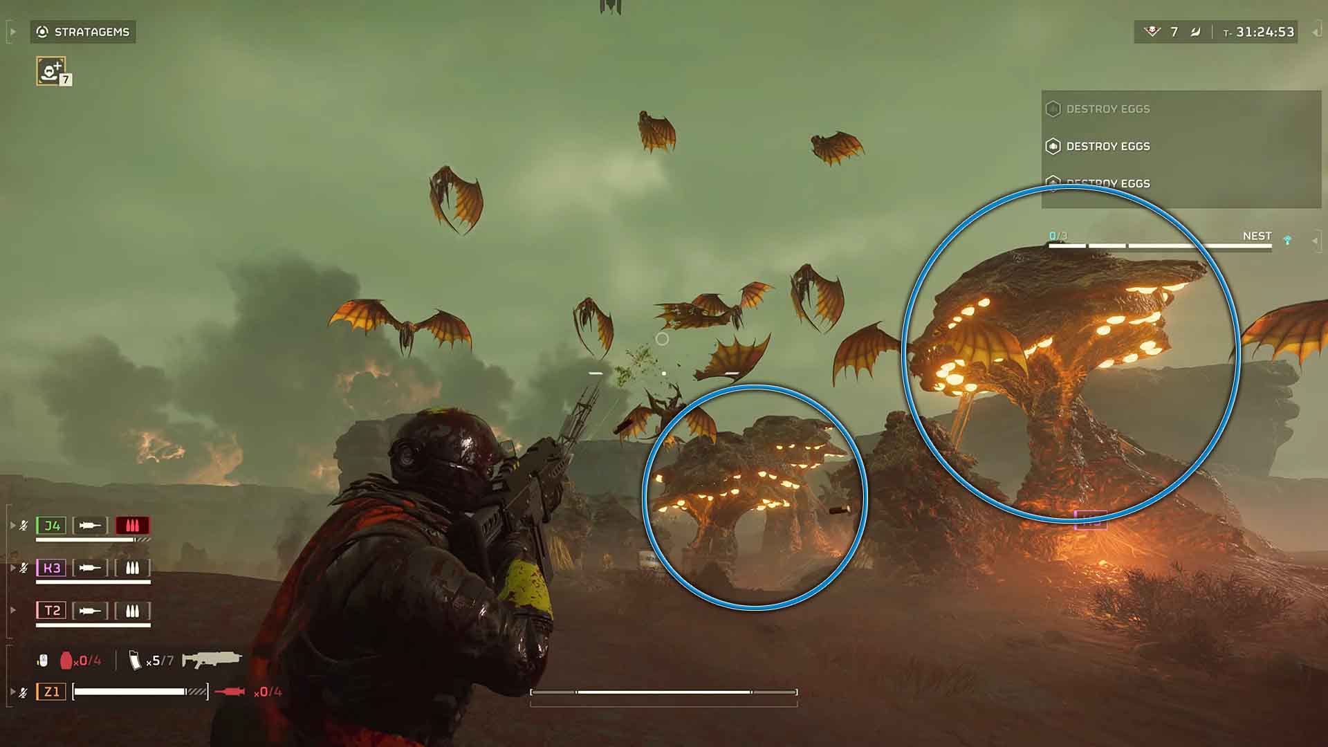 Helldivers 2: Kreischer eliminieren – so könnt ihr die Flying Bugs und ihre Nester finden und ...