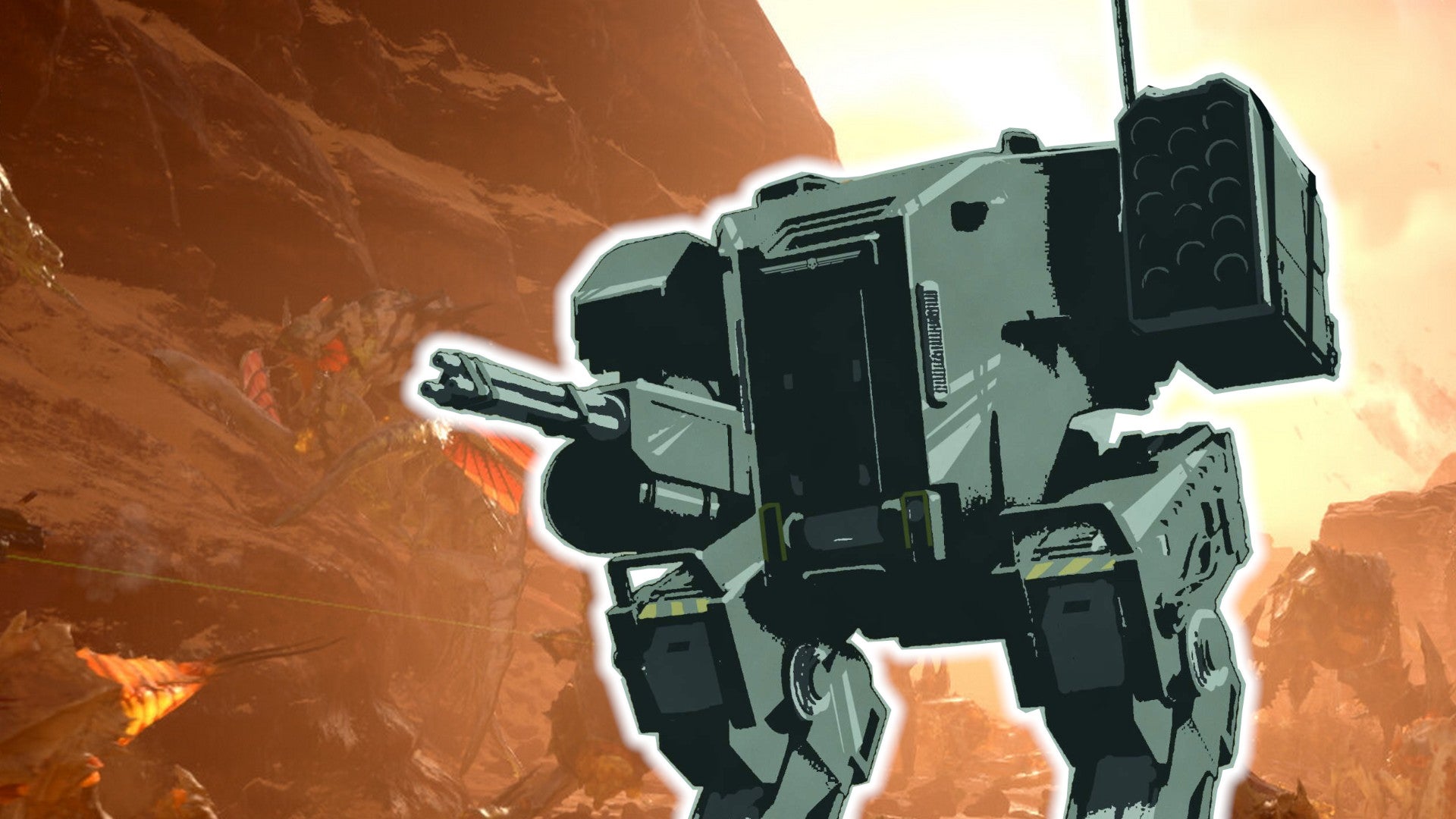 Helldivers 2: Update verhindert, dass ihr eure Mechs durch eigene ...