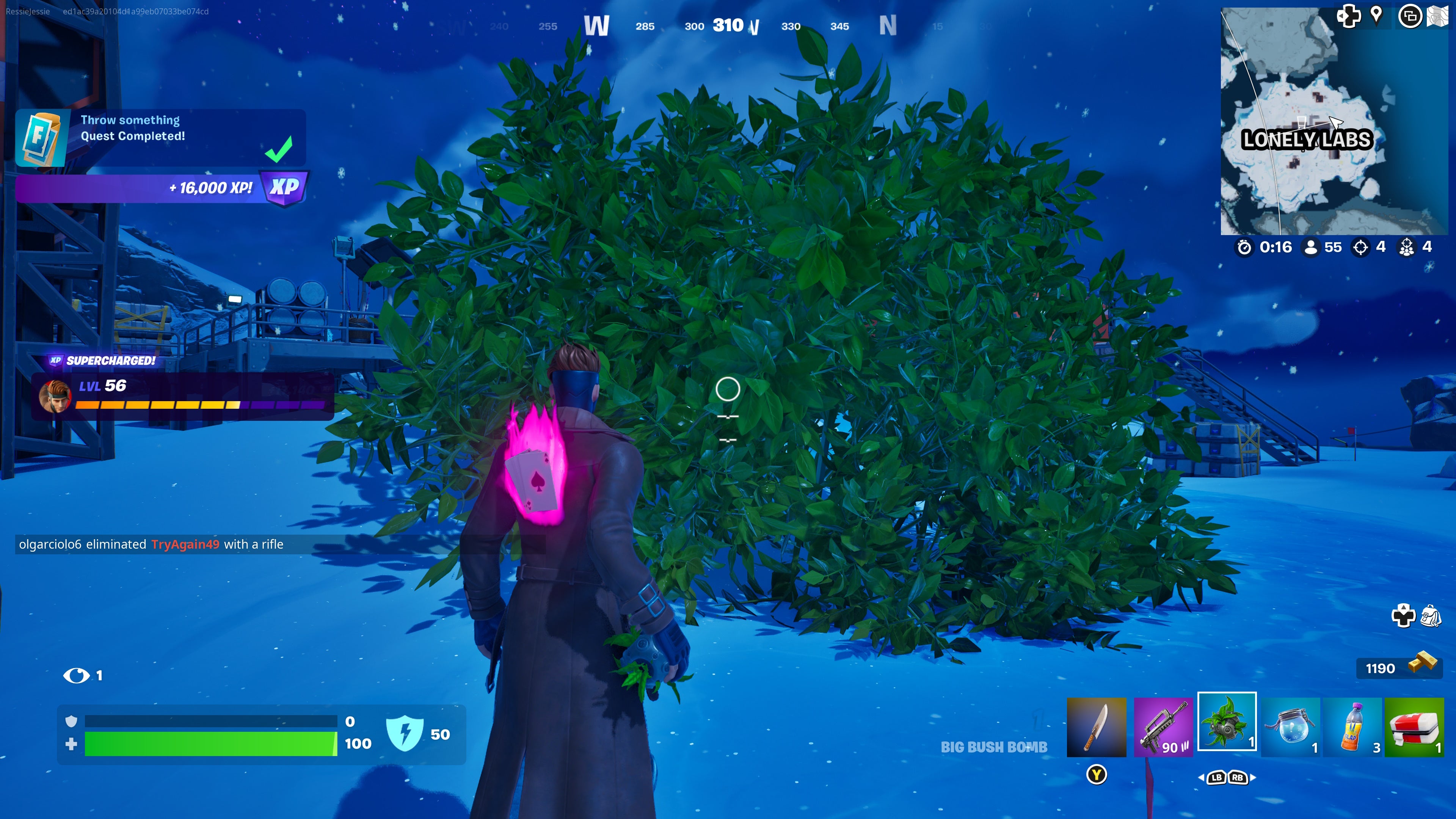 How to hide in bushes that you threw down in Fortnite | Eurogamer.net