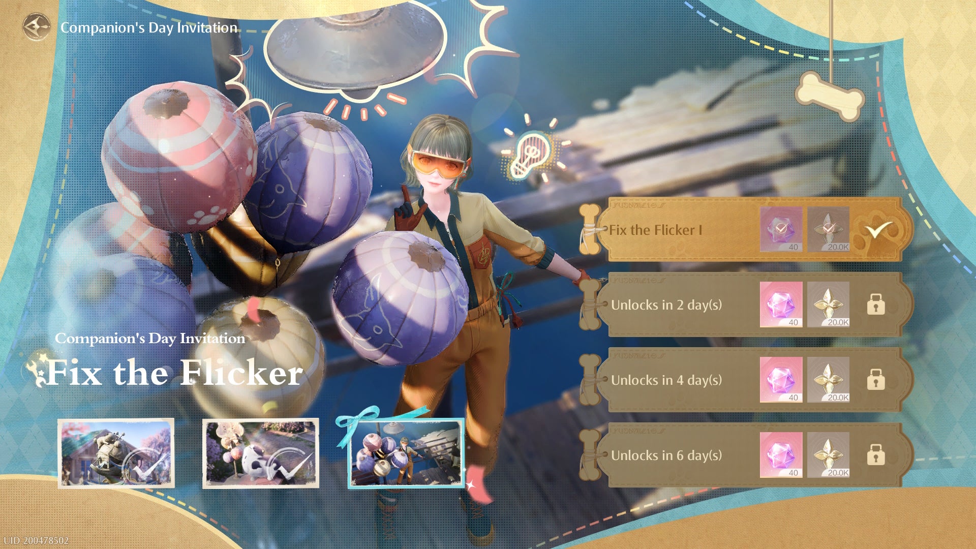 Infinity Nikki Fix the Flicker puzzle solutions | Eurogamer.net