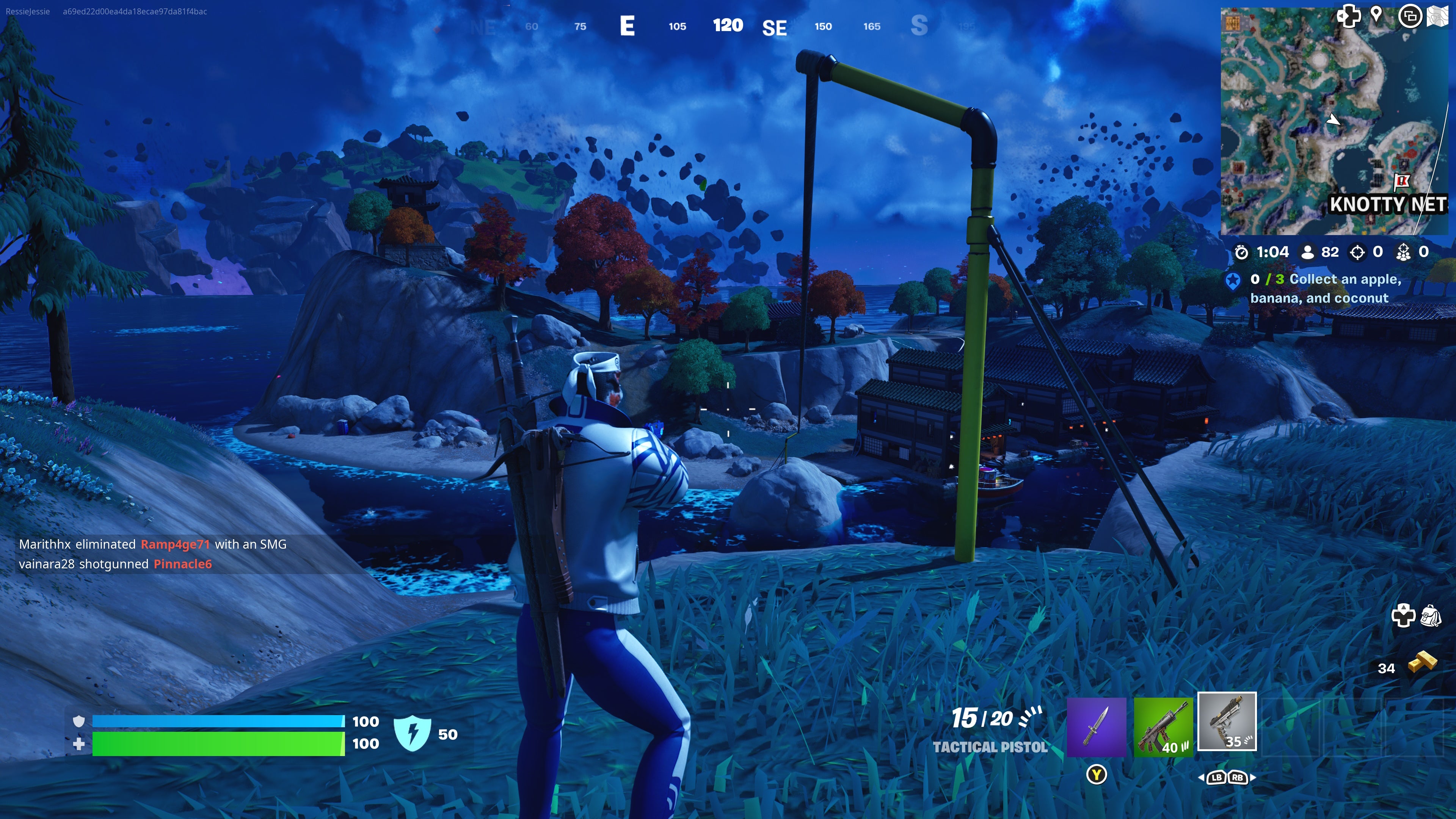 How to travel from Kenjutsu Crossing to Knotty Nets without touching ...