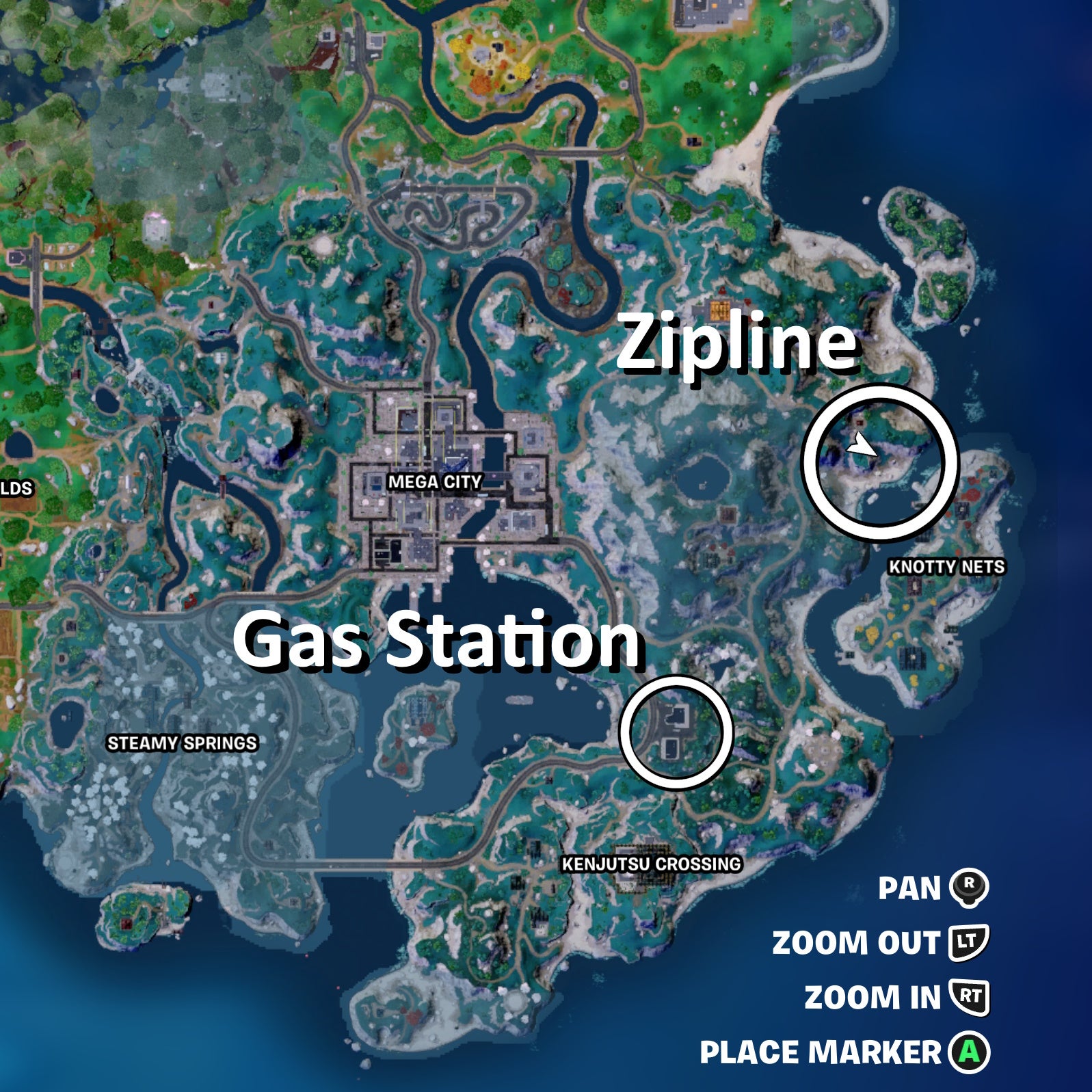 How to travel from Kenjutsu Crossing to Knotty Nets without touching ...