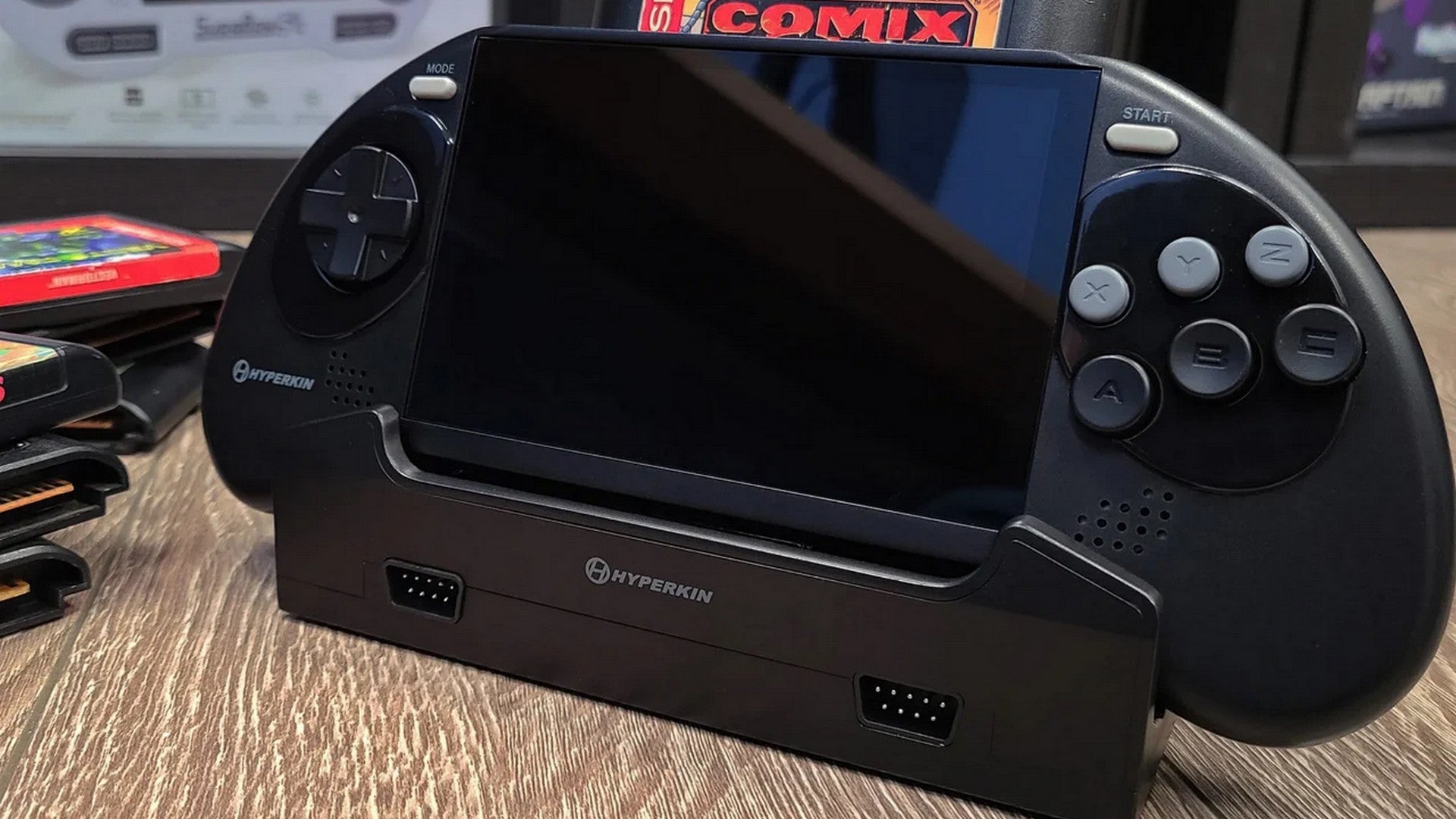 Sega Mega Drive unterwegs spielen? Neuer Retro-Handheld macht es ...