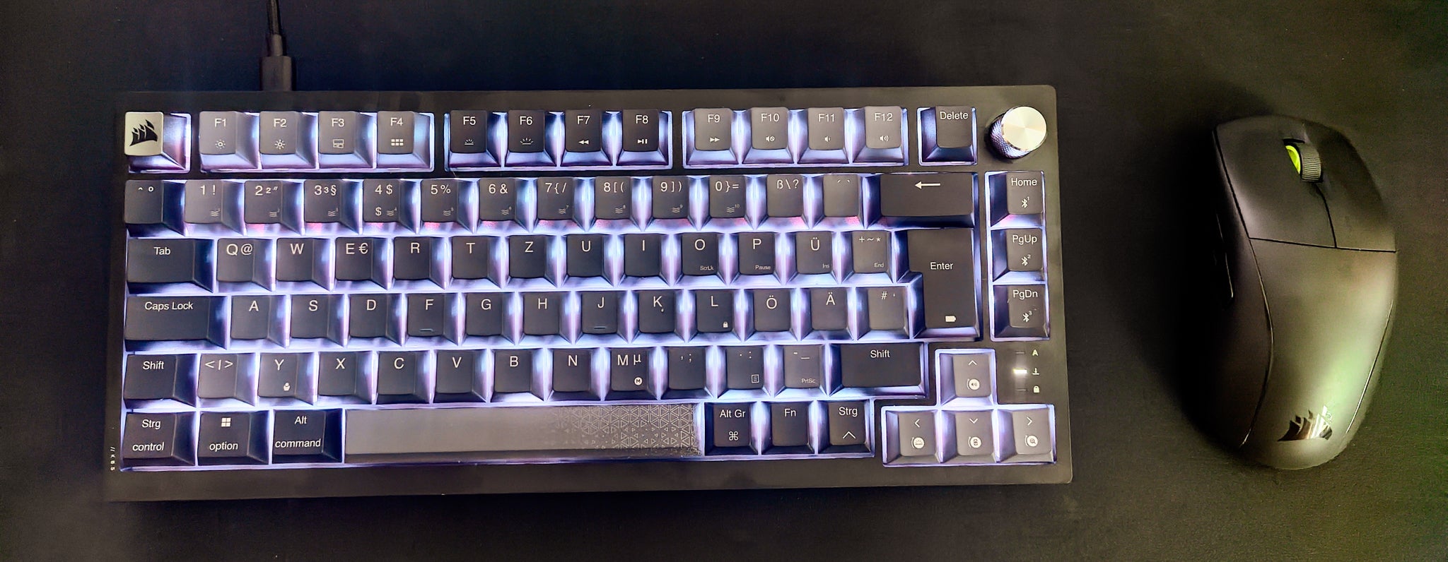 Corsair K65 Plus Wireless 75% Gaming Keyboard in review - Muted joy is ...