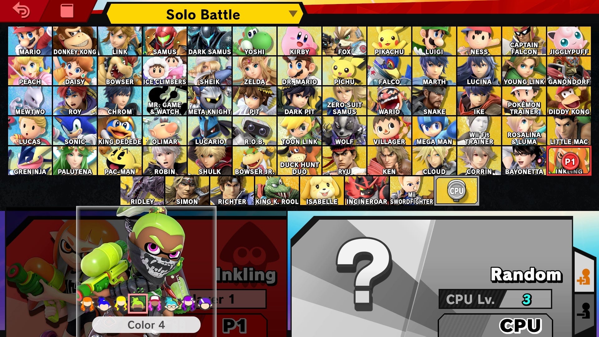 Inkling Super Smash Bros Ultimate Guide - Unlock, Moves, Changes ...