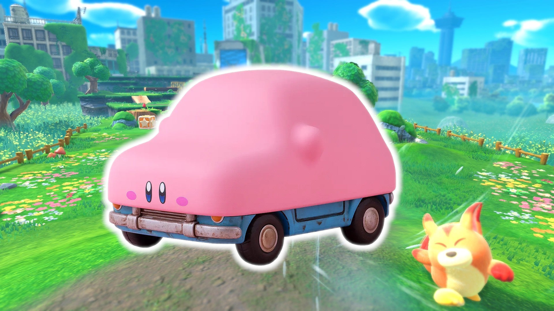 Mit diesem Kirby-Auto kann man sogar fahren und es ist jetzt ...