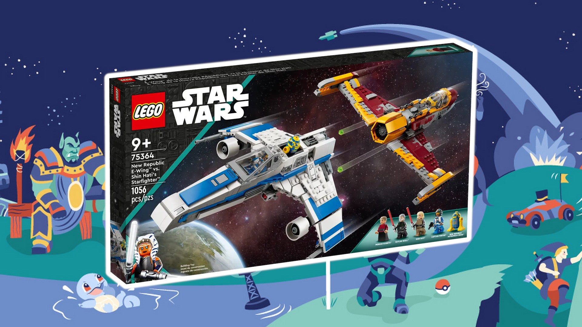 E Wing New Republic E Wing E7 Starfighter (22 Bricks) – Mini Lego