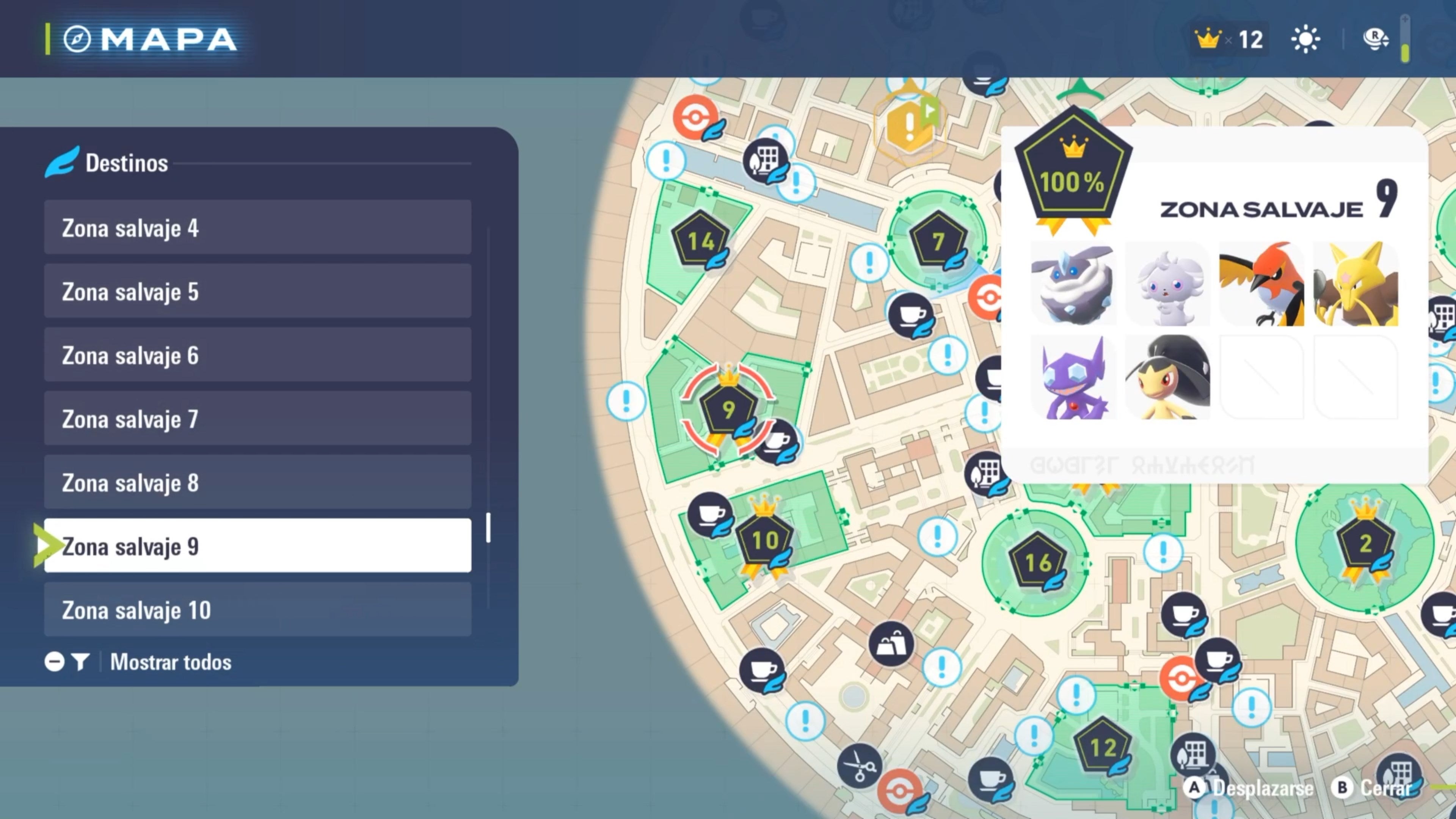 Zonas Salvajes de Leyendas Pokémon Z-A: dónde están todas las Zonas ...