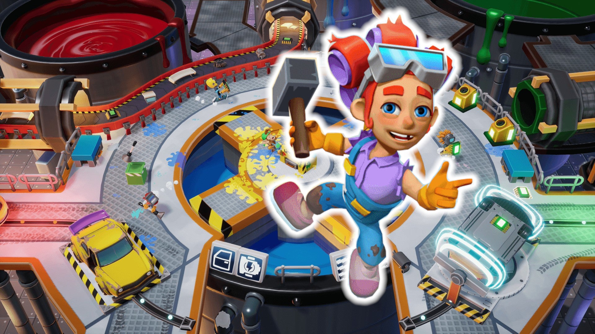 Manic Mechanics: Das Couch-Koop-Chaos kommt auch auf PC, PlayStation ...