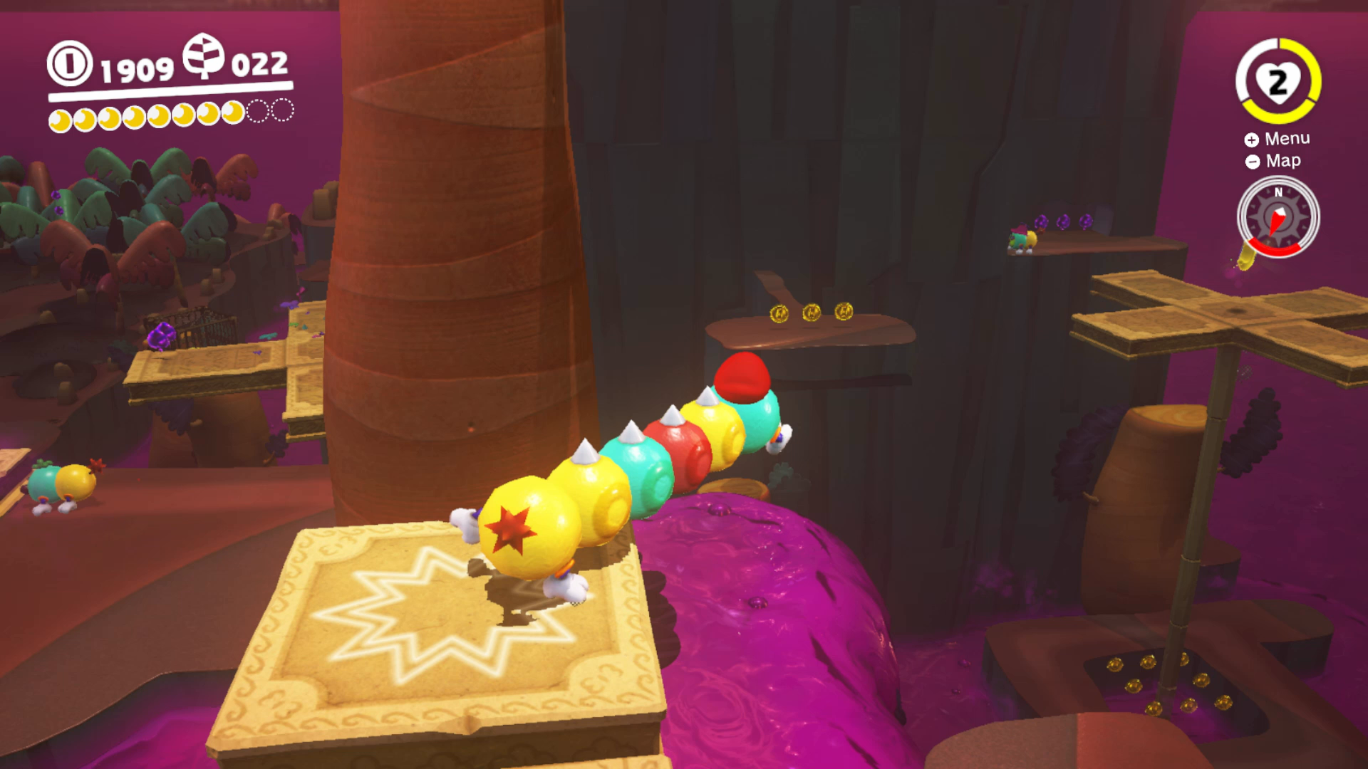 Super Mario Odyssey Lost Kingdom Moon Locations - All Secrets, Bosses ...