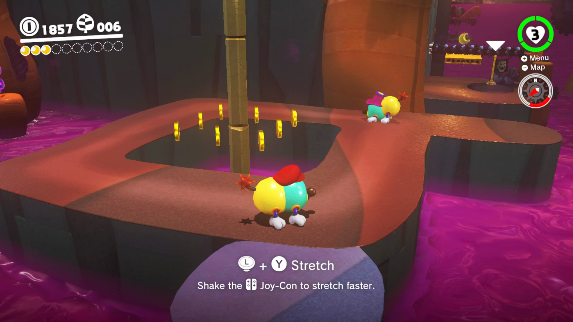 Super Mario Odyssey Lost Kingdom Moon Locations - All Secrets, Bosses ...
