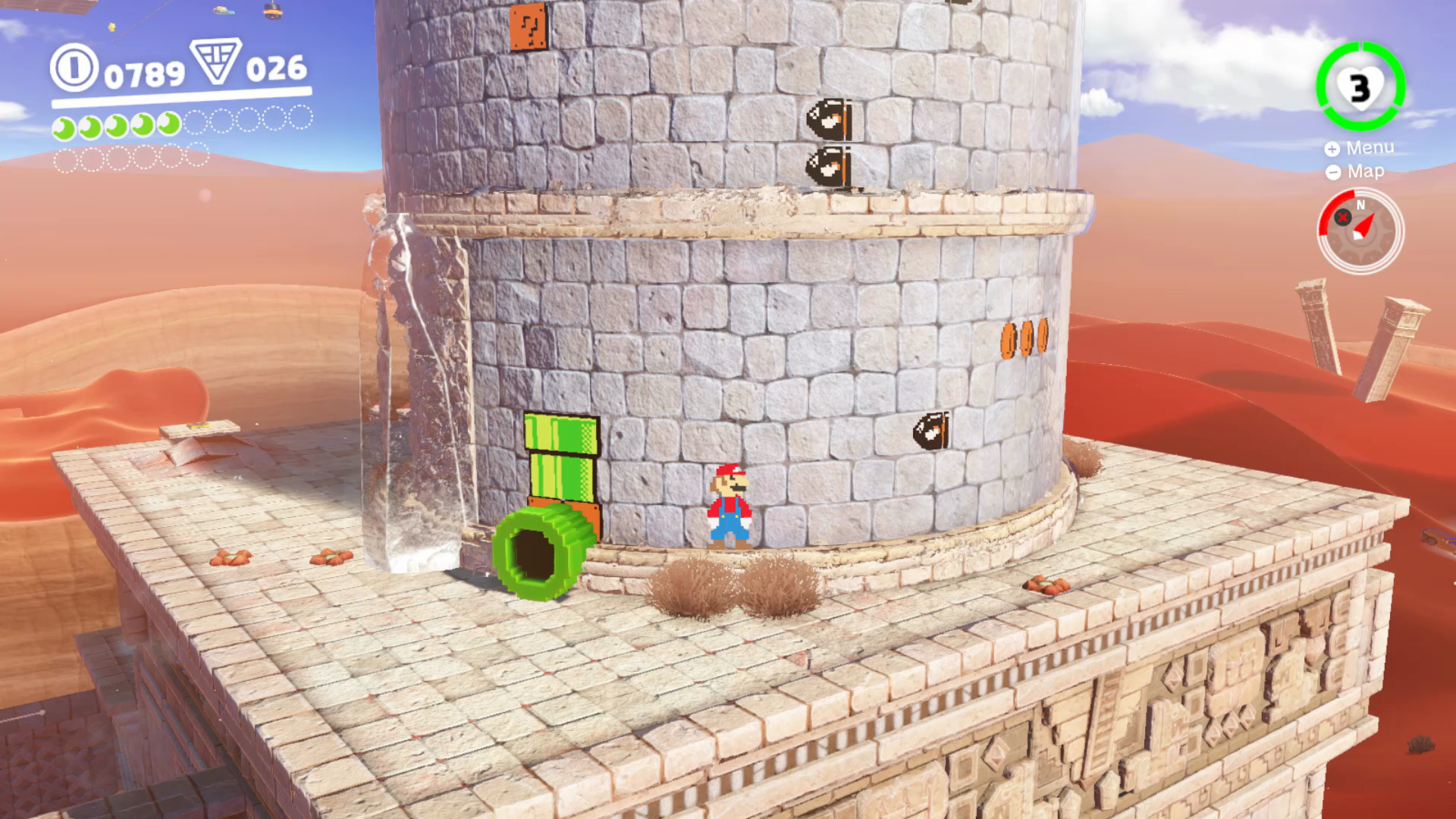 Super Mario Odyssey Sand Kingdom Moon Locations - All Secrets, Boss ...