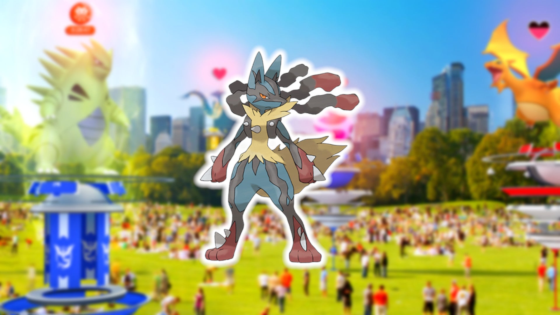 Lucario Mega Mega Lucario Raid Boss Pokemon Go
