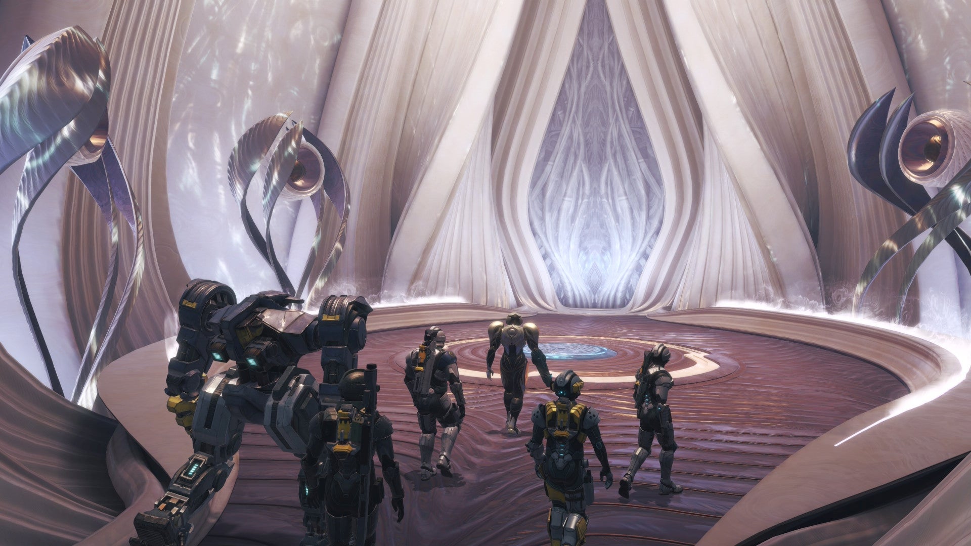 Metroid Prime 4 Beyond: Finale im Chrono-Turm, Boss: Sylux, Teleporter benutzen | Eurogamer.de