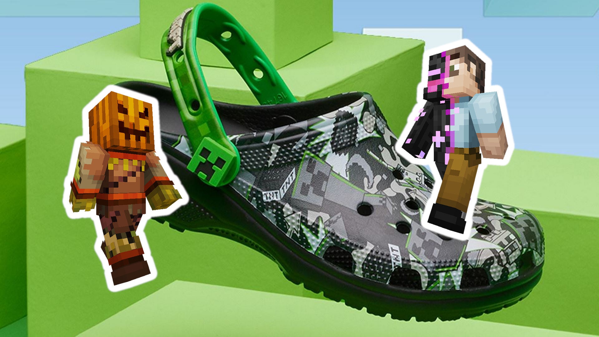 Minecraft kooperiert mit Crocs: Endlich Minecraft an den Füßen tragen | Eurogamer.de