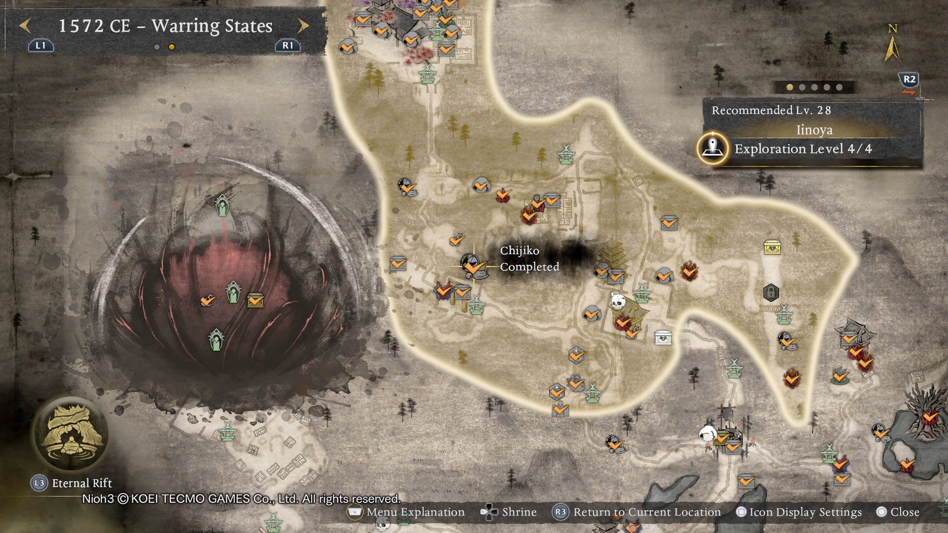 All Nioh 3 Chijiko locations | Eurogamer.net