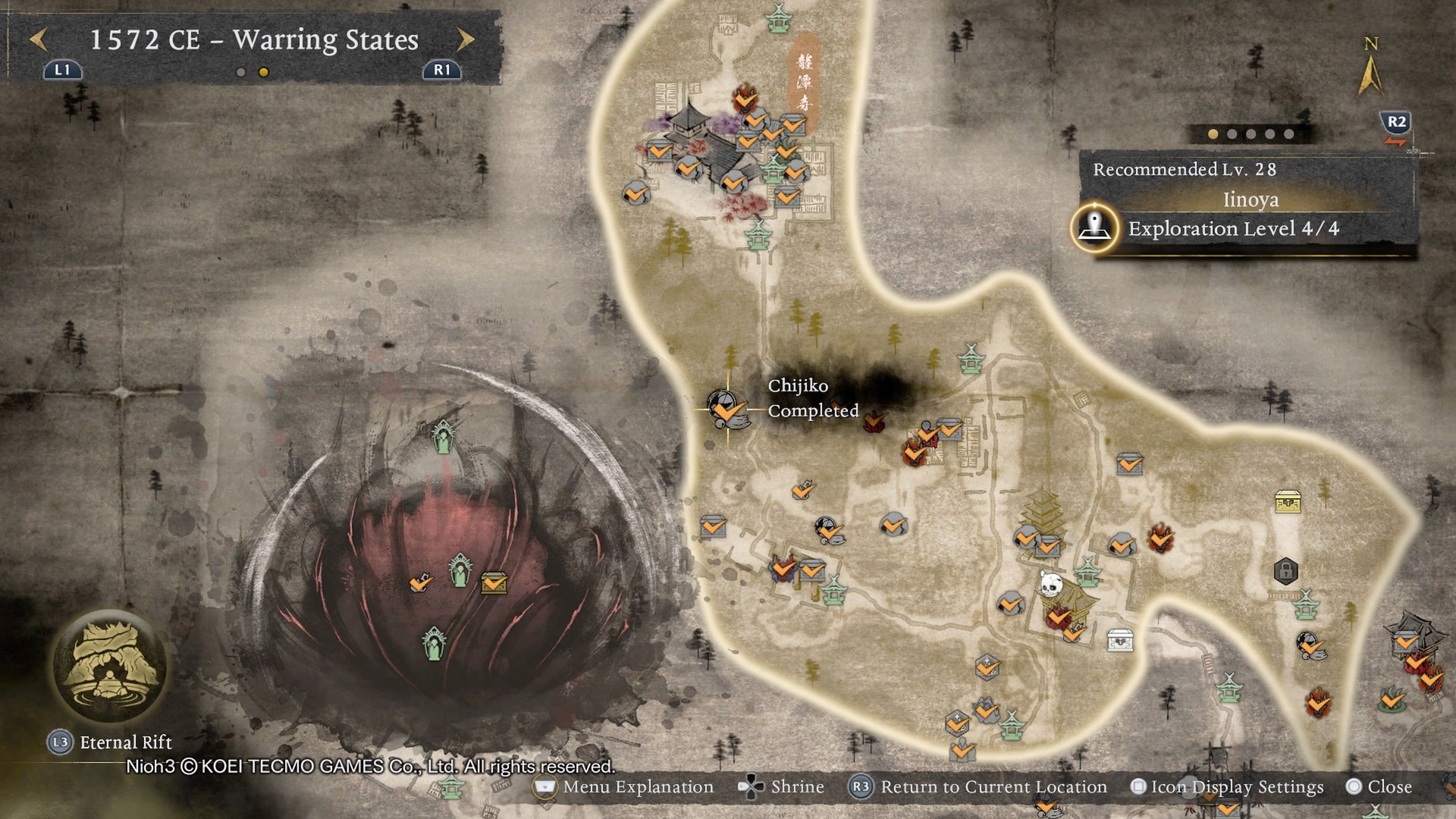 All Nioh 3 Chijiko locations | Eurogamer.net
