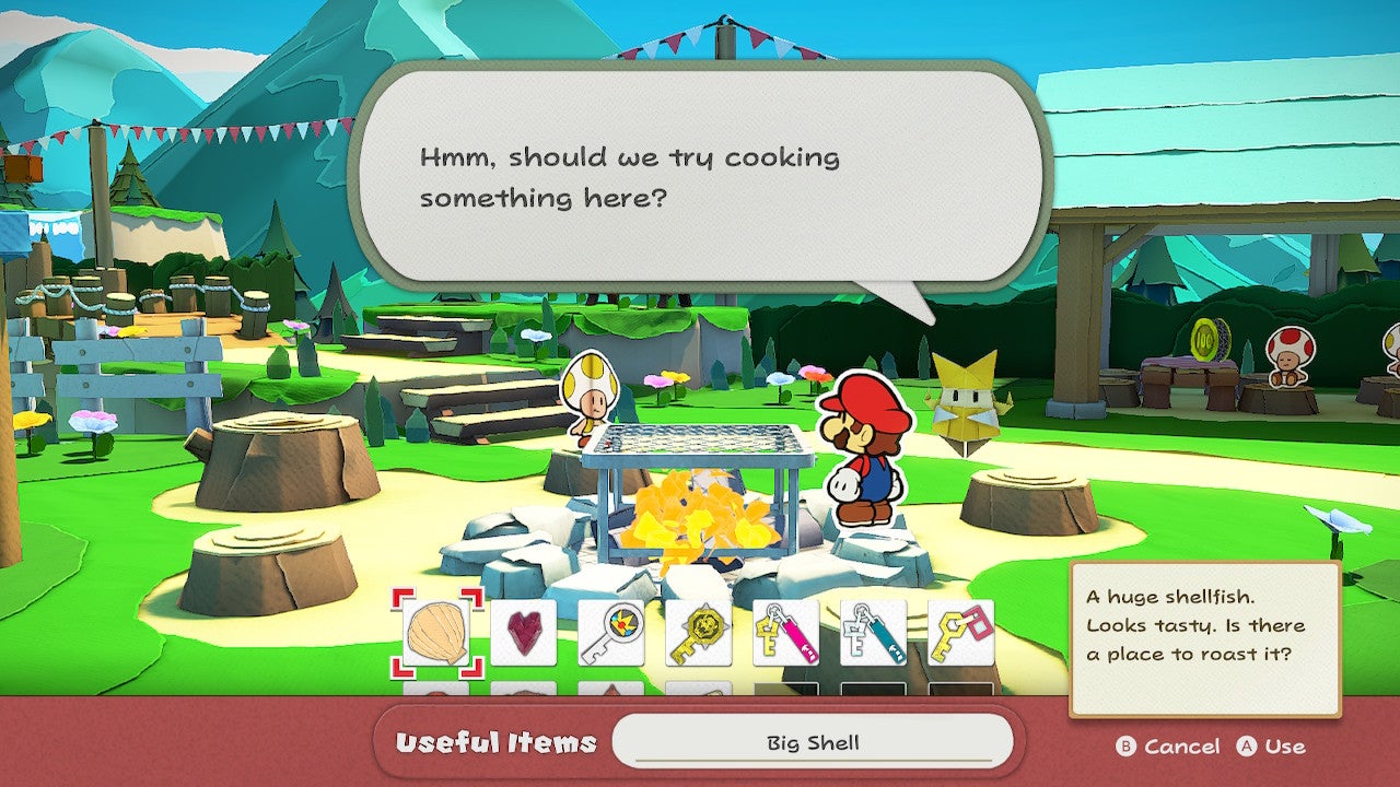 Paper Mario The Origami King Big Shell: What to Cook On the BBQ in ...