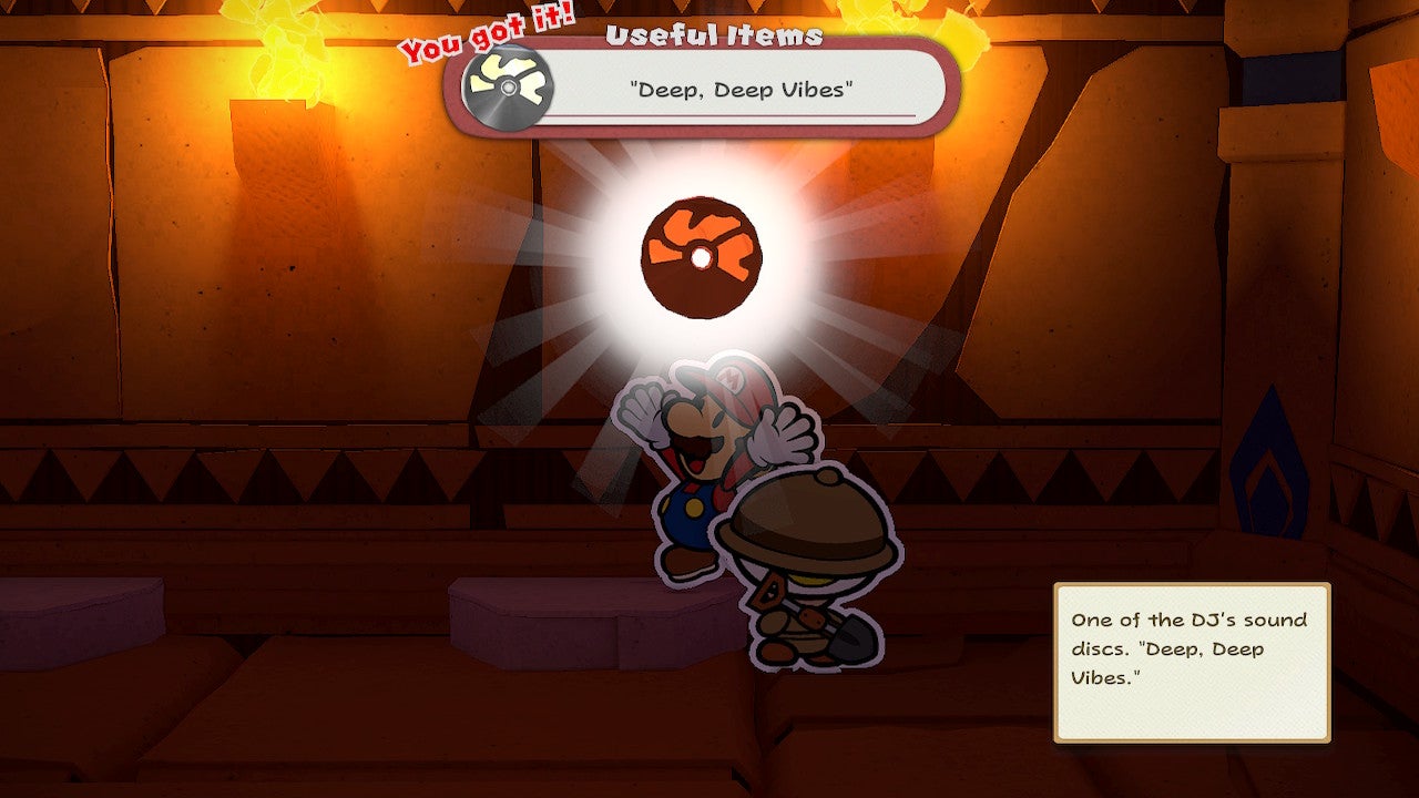 Paper Mario The Origami King: Temple of Shrooms Sound Disc Locations ...