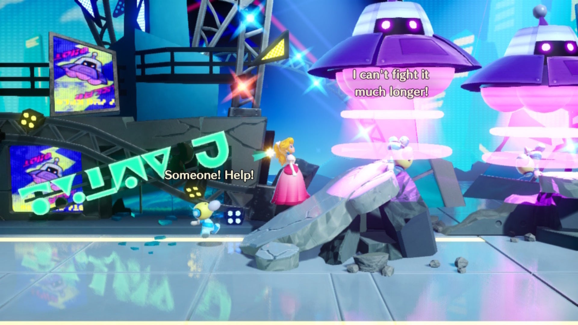 Princess Peach: Showtime Mighty Mission: Alien Invasion Sparkle Gems ...