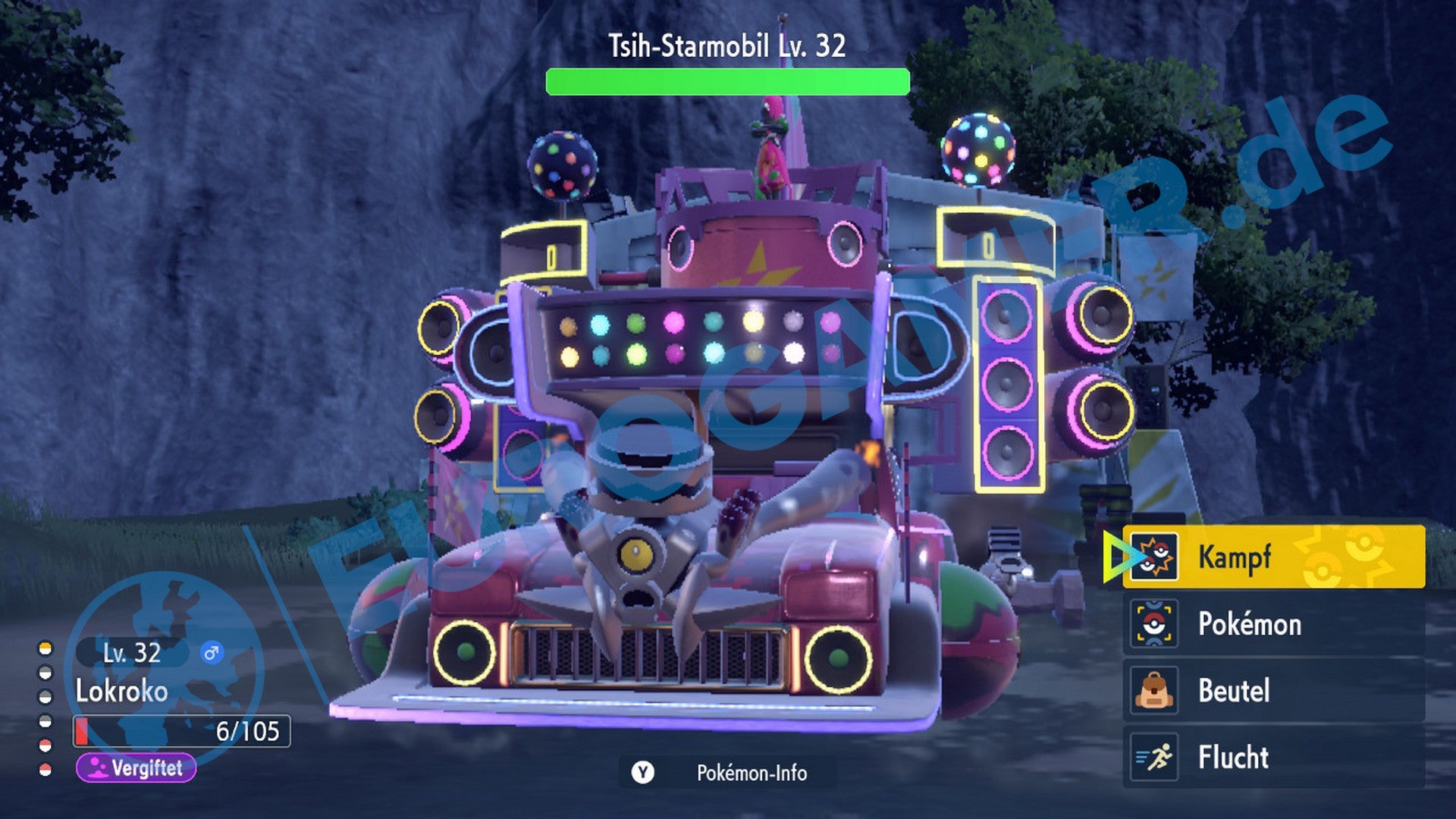 Pokémon Karmesin und Purpur: Shugi und das Tsih Starmobil besiegen ...