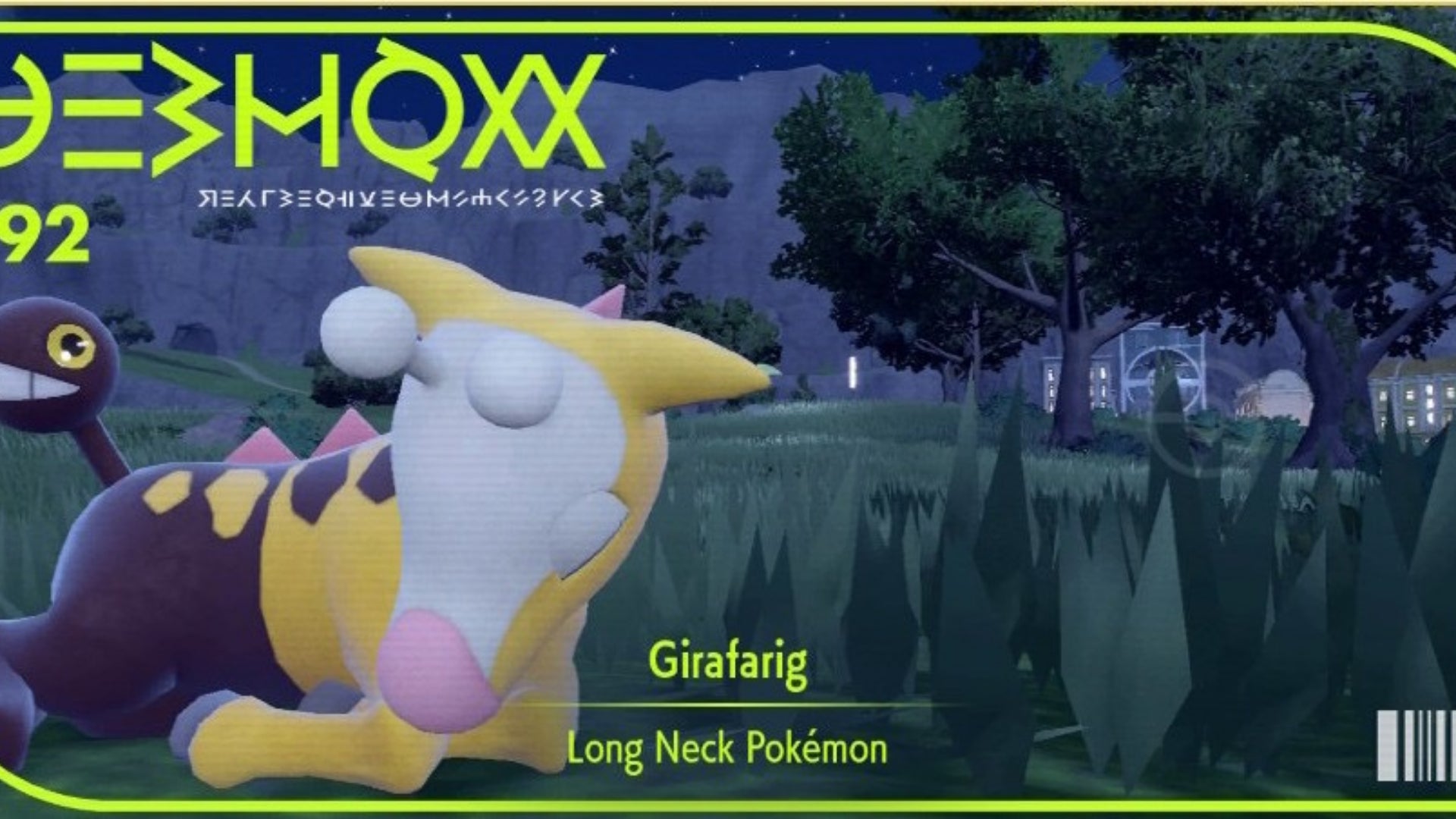 Pokemon Scarlet and Violet Girafarig Location: How to evolve Girafarig ...