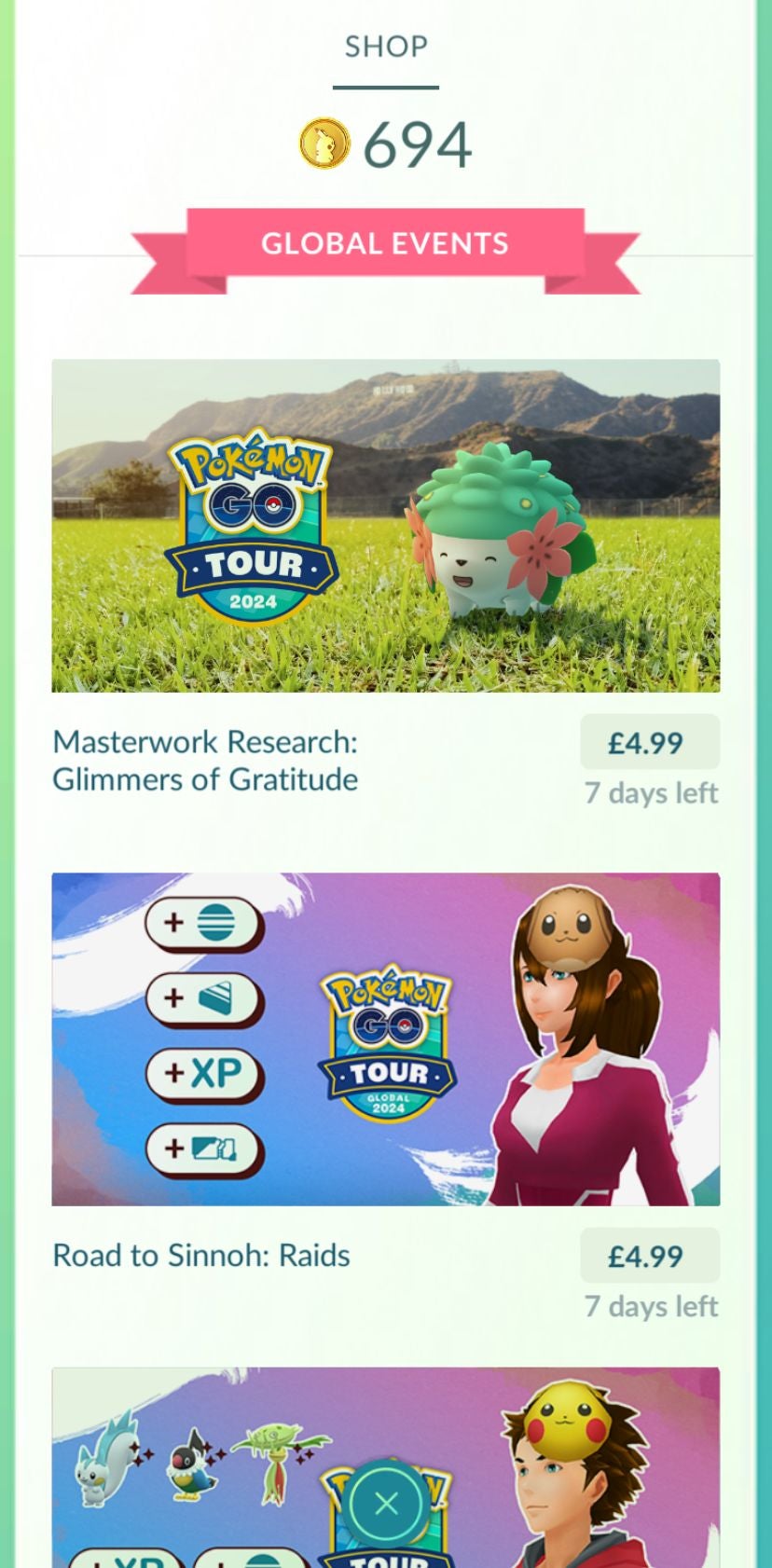 Pokémon Go Tour Sinnoh event times, schedule, rewards and free ...