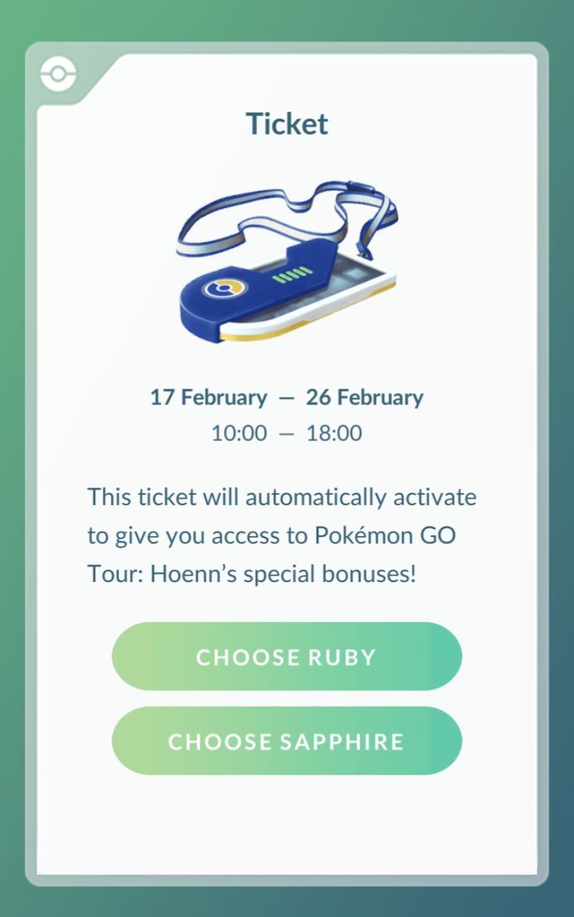 Pokémon Go Ruby vs Sapphire, including how to choose Ruby or Sapphire ...