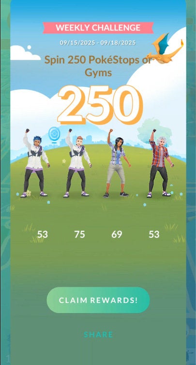 Pokémon Go Weekly Challenge, including Weekly Challenge rewards ...