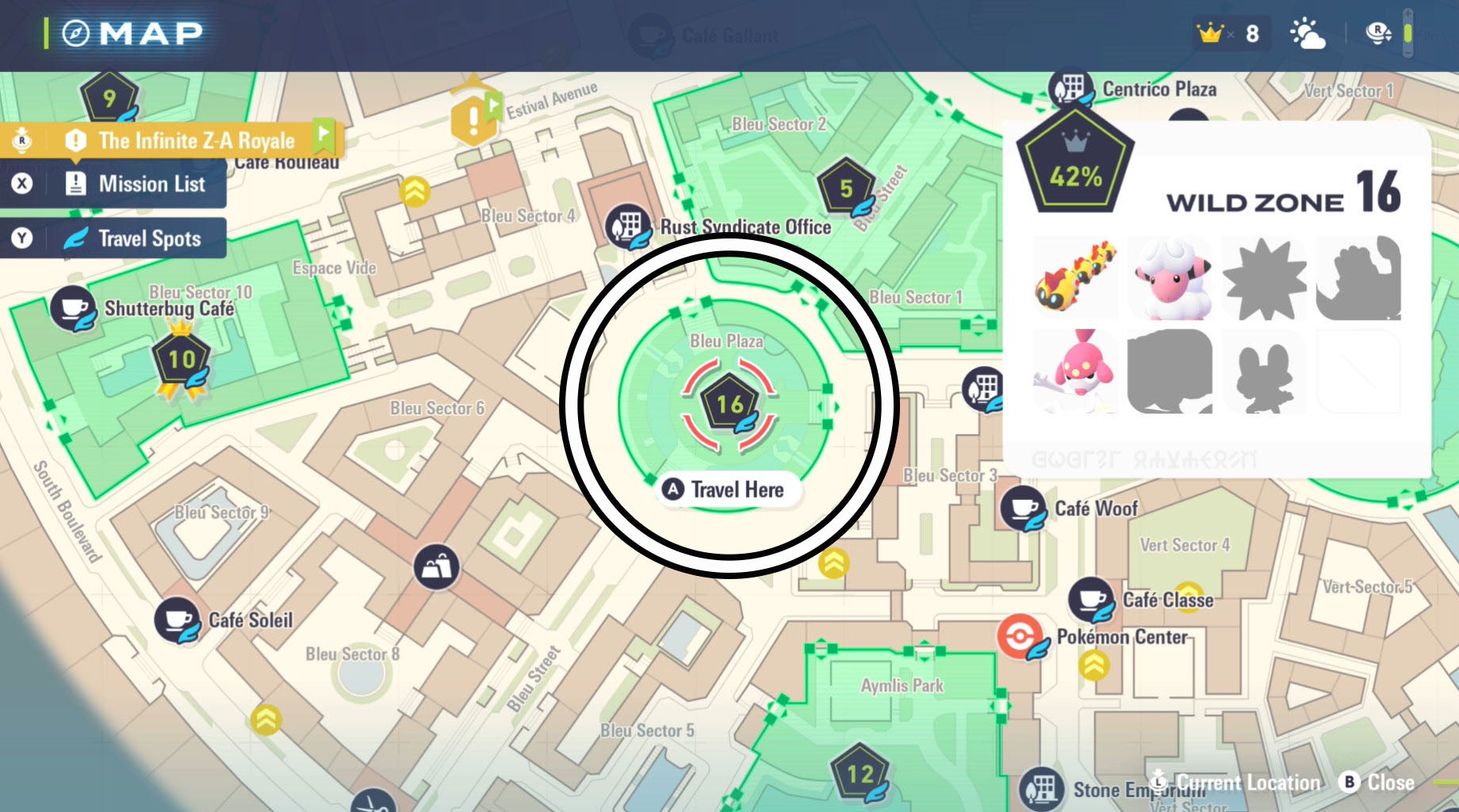 Wild Zone 16 Pokémon Legends Z-A: Pokémon, Items and more | Eurogamer.net