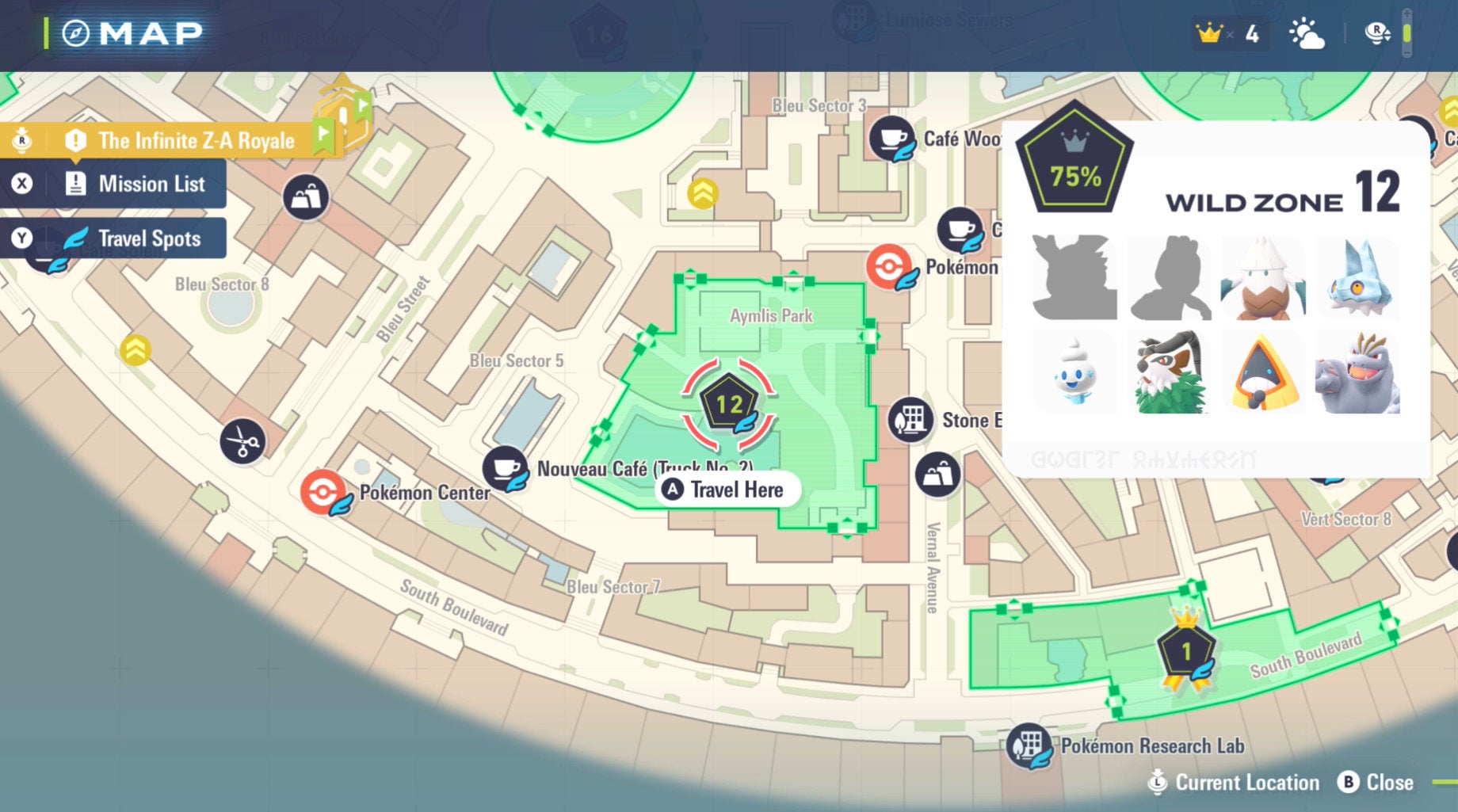 Pokémon Legends Z-A Wild Zone 12: Pokémon, Items and more | Eurogamer.net