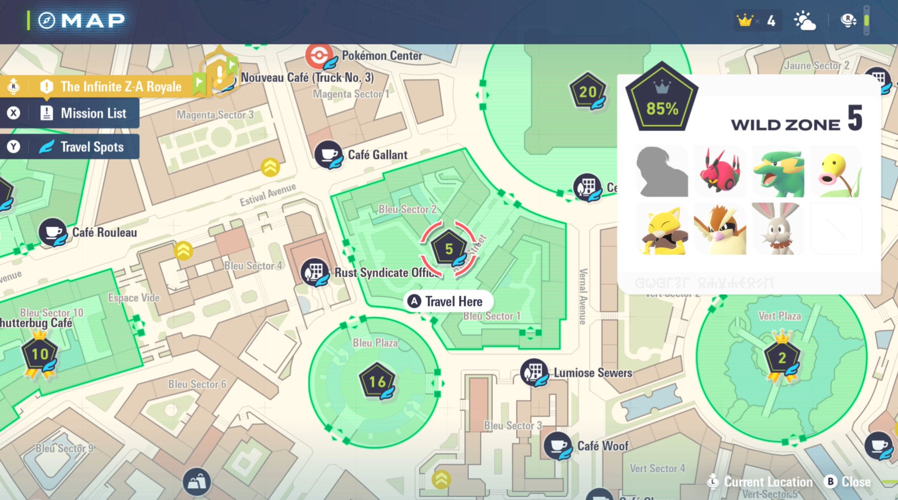 Pokémon Legends Z-A Wild Zone 5: Pokémon, Items and more | Eurogamer.net