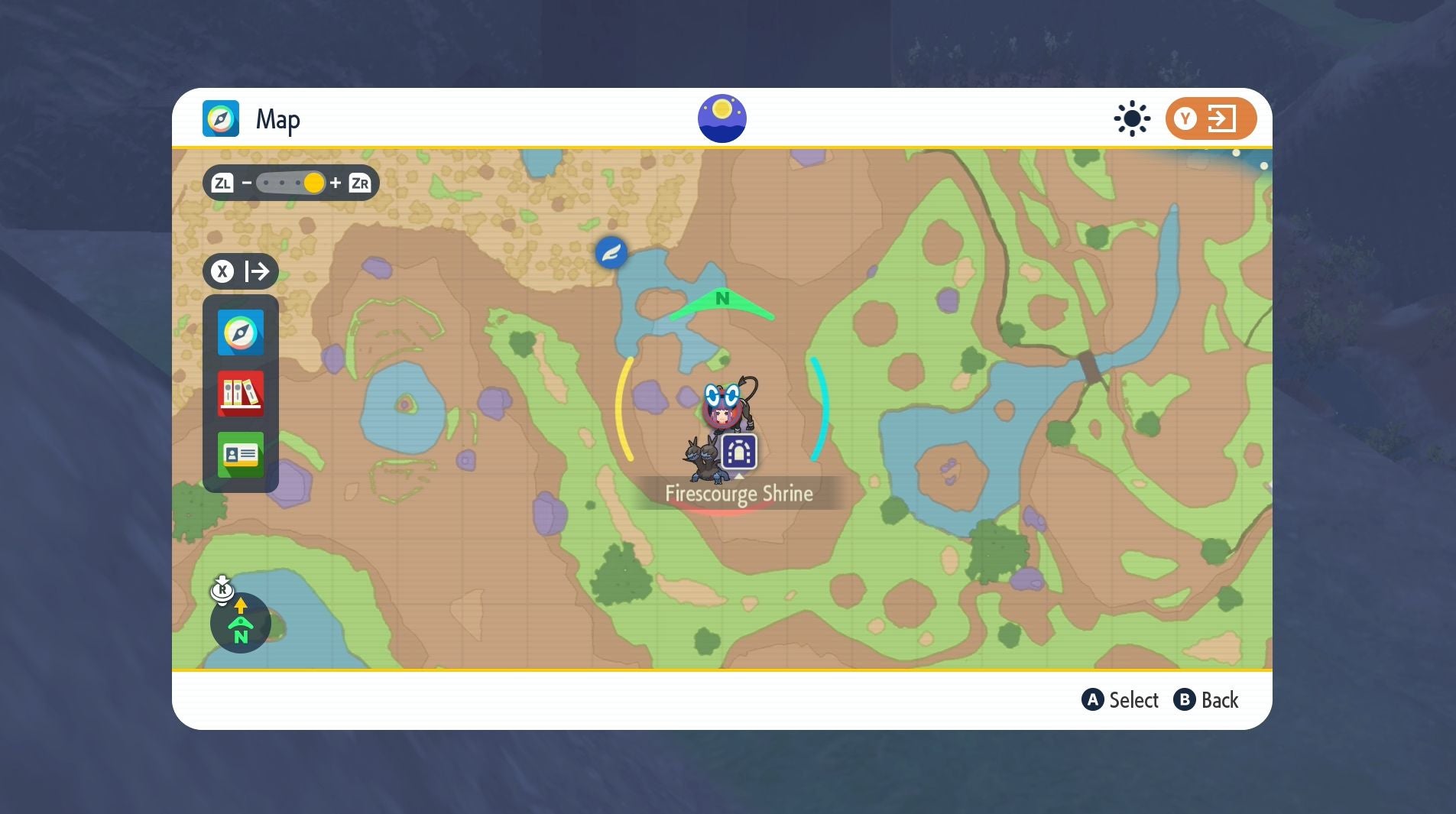 Pokémon Scarlet and Violet blue stake locations and Firescourge Shrine ...